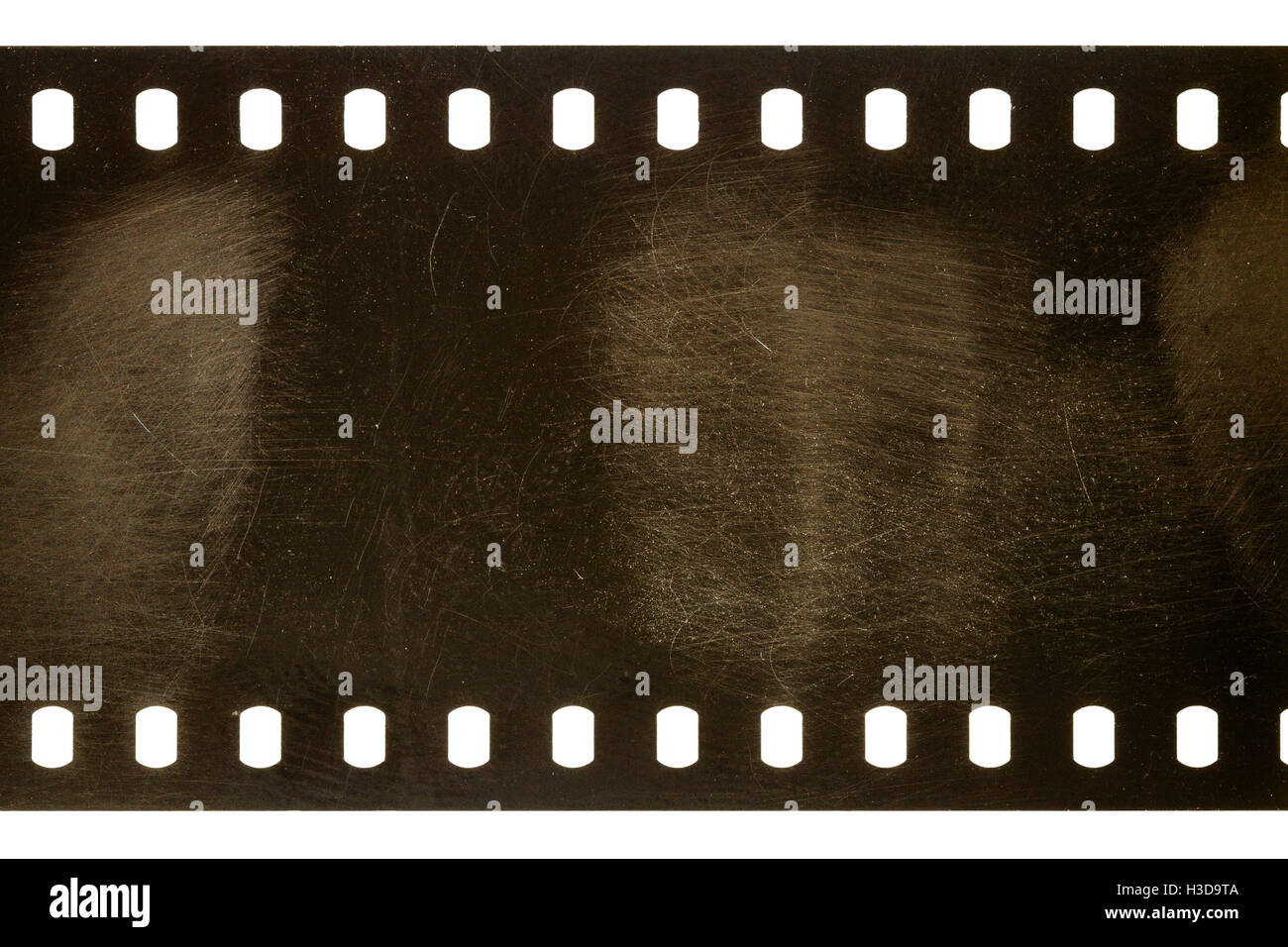 Blank grained scratched film strip texture background Stock Photo - Alamy