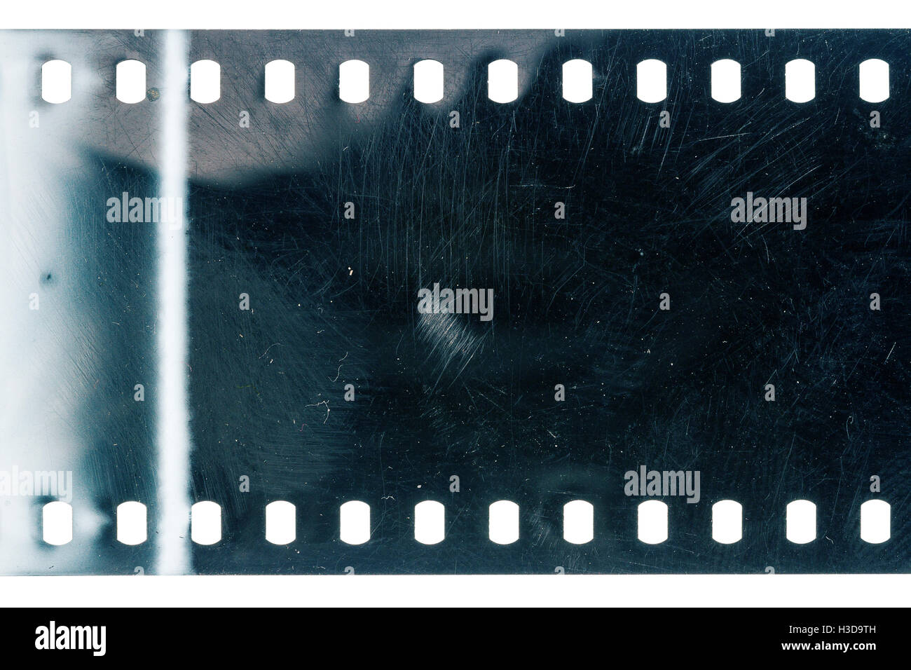 Blank grained scratched film strip texture background Stock Photo - Alamy