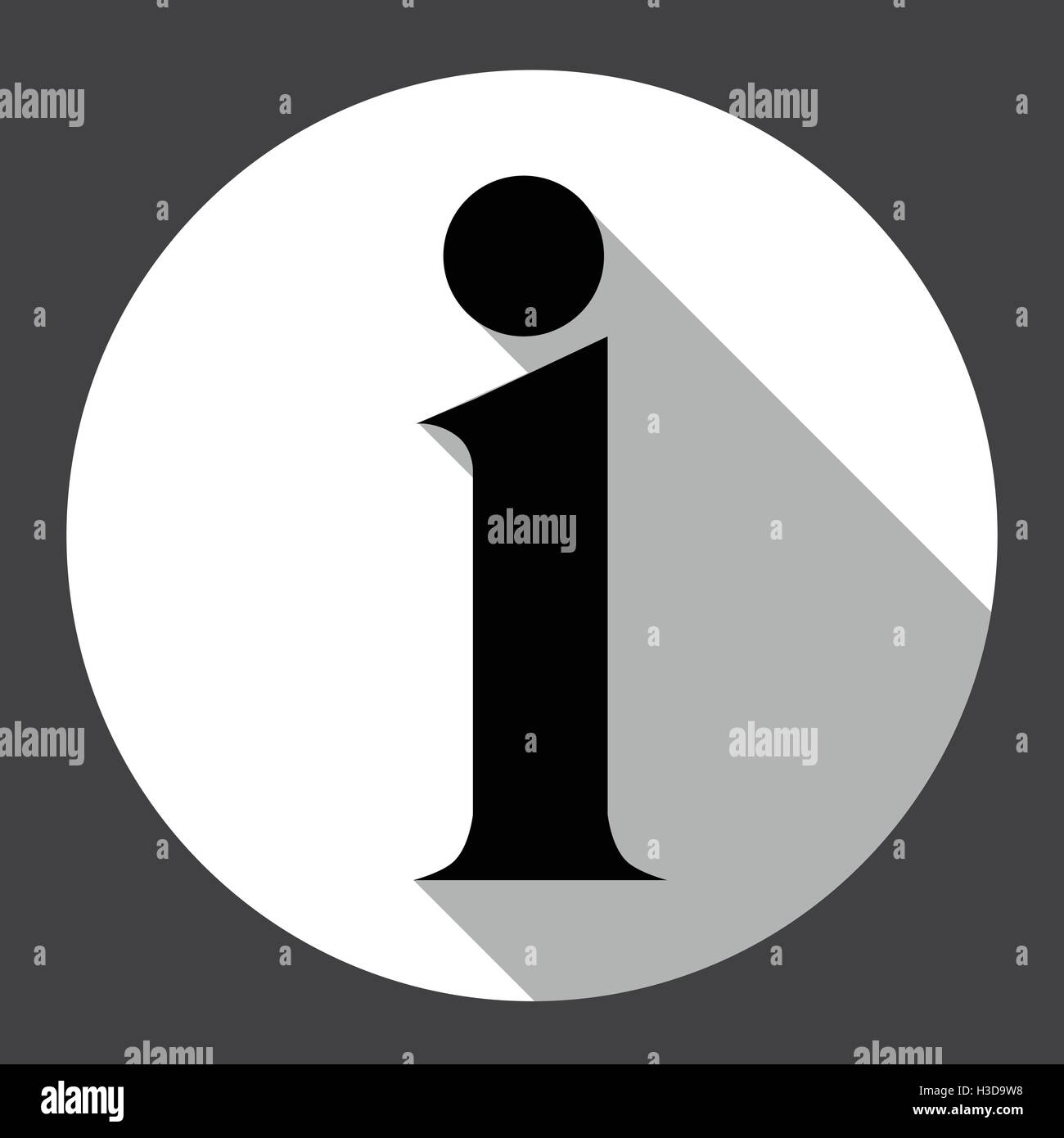 I Information Web Icon Stock Vector Image & Art - Alamy