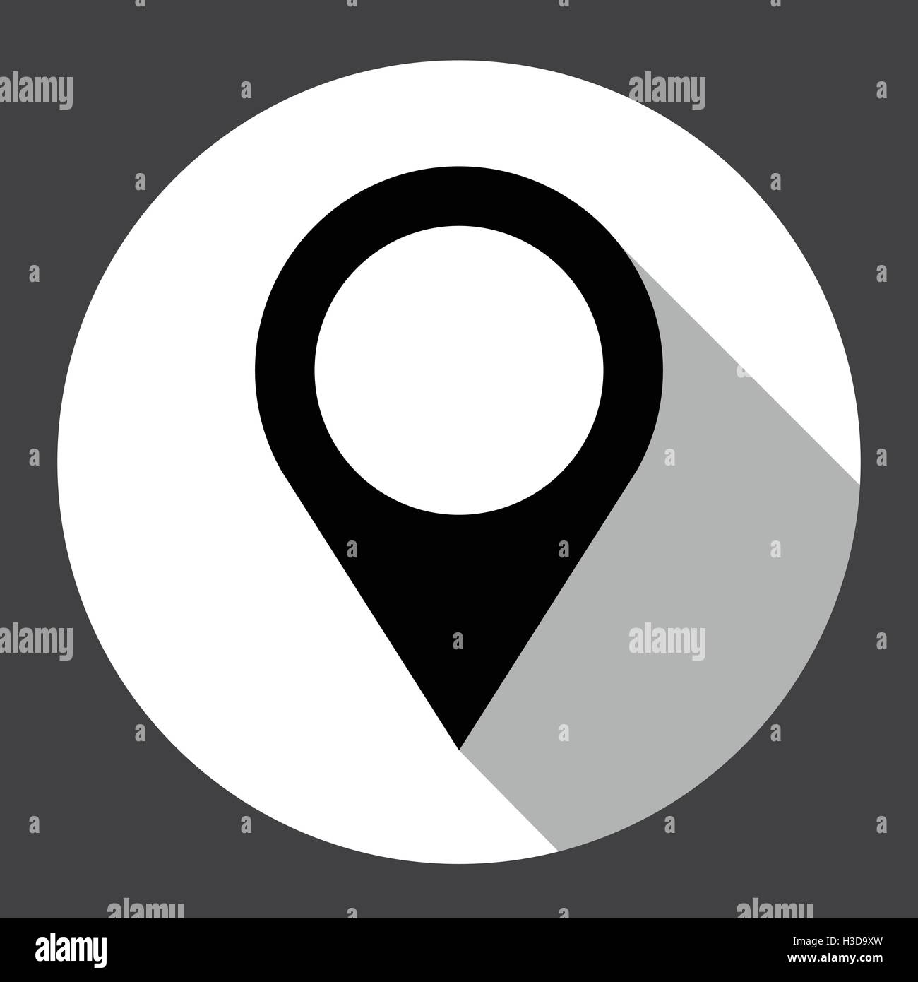 Navigation Pin Web Gps Application Icon Stock Vector Image & Art - Alamy