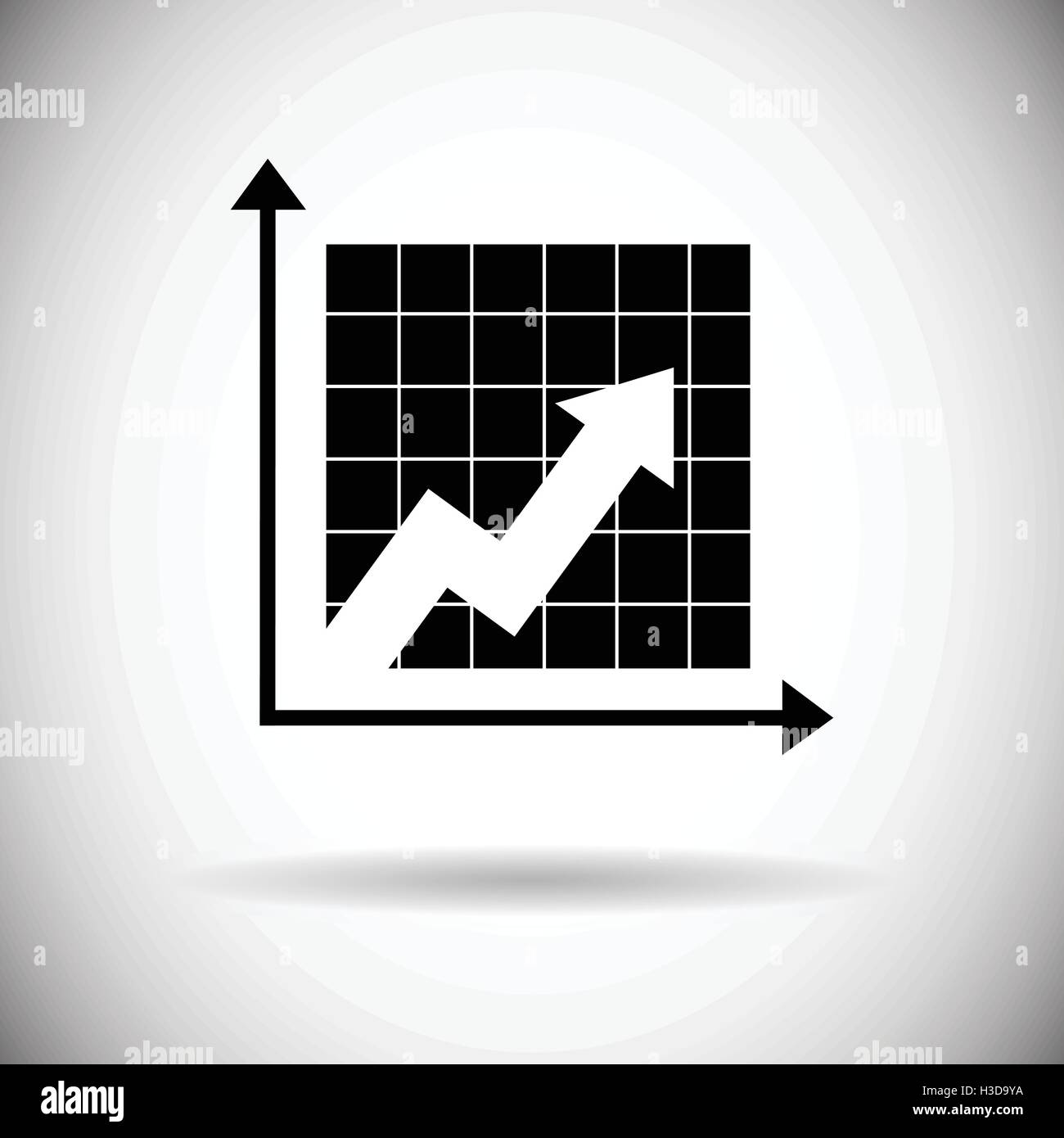 Finance Graph Arrow Up Chart Web Icon Stock Vector Image & Art - Alamy