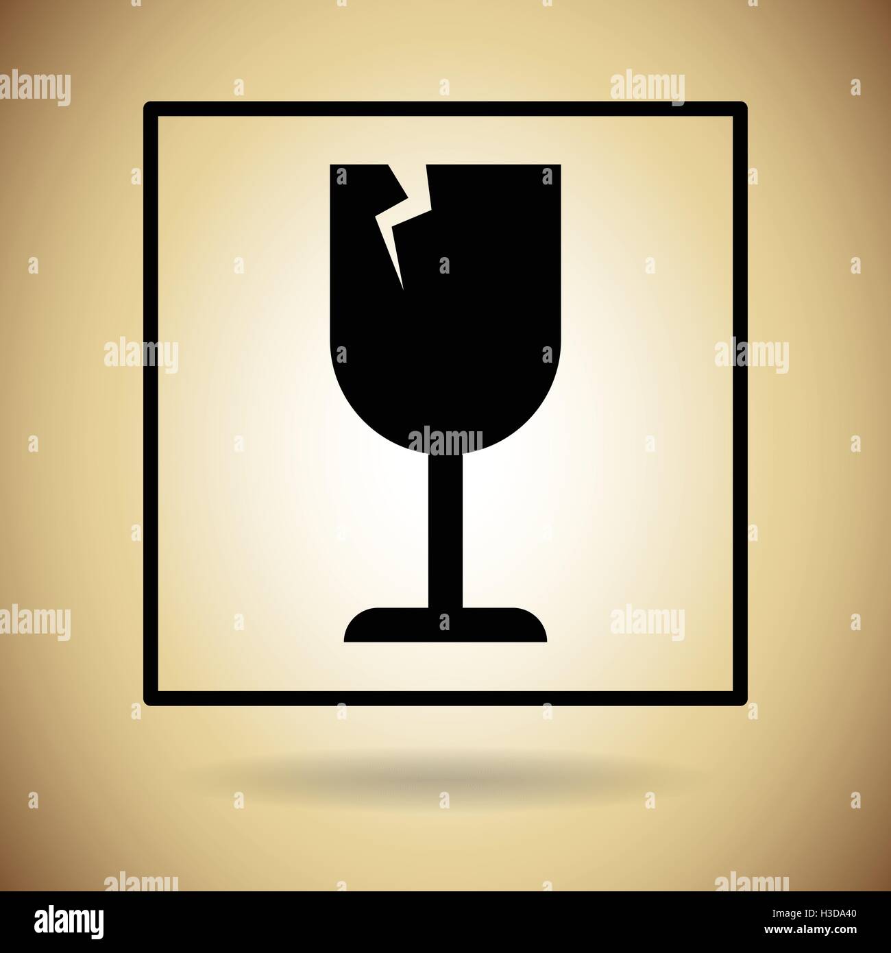 Damaged crate Stock Vector Images - Alamy