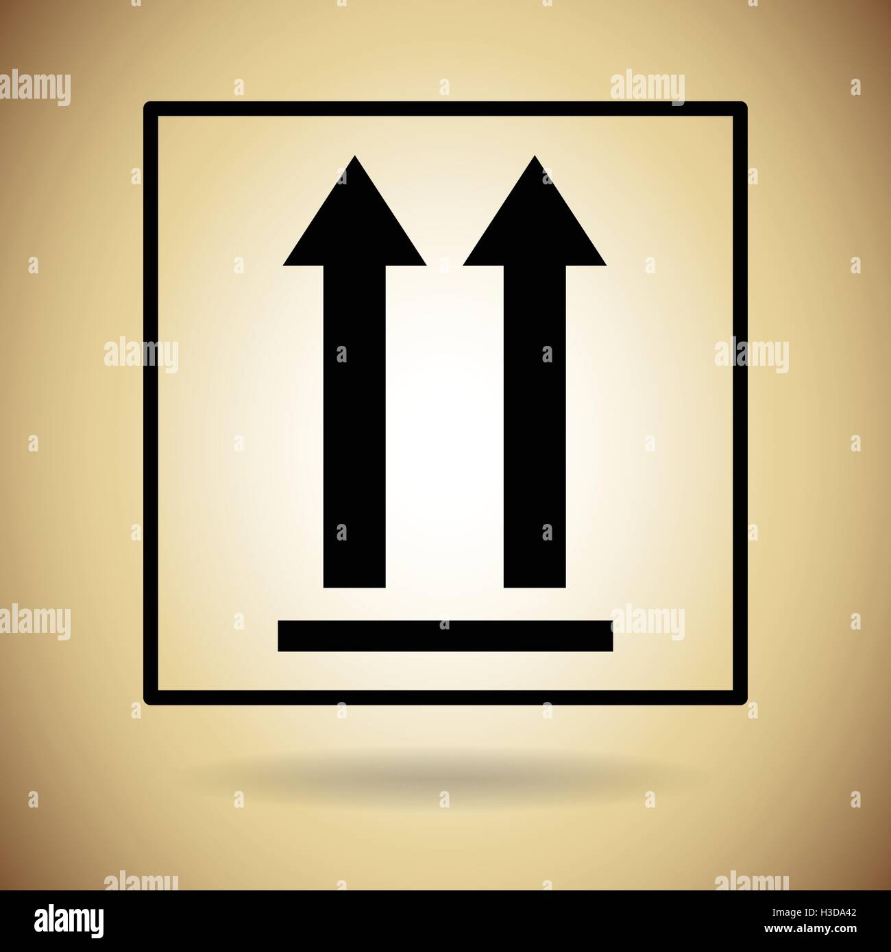 Package Icon Protection Fragile Sign Stock Vector Image & Art - Alamy