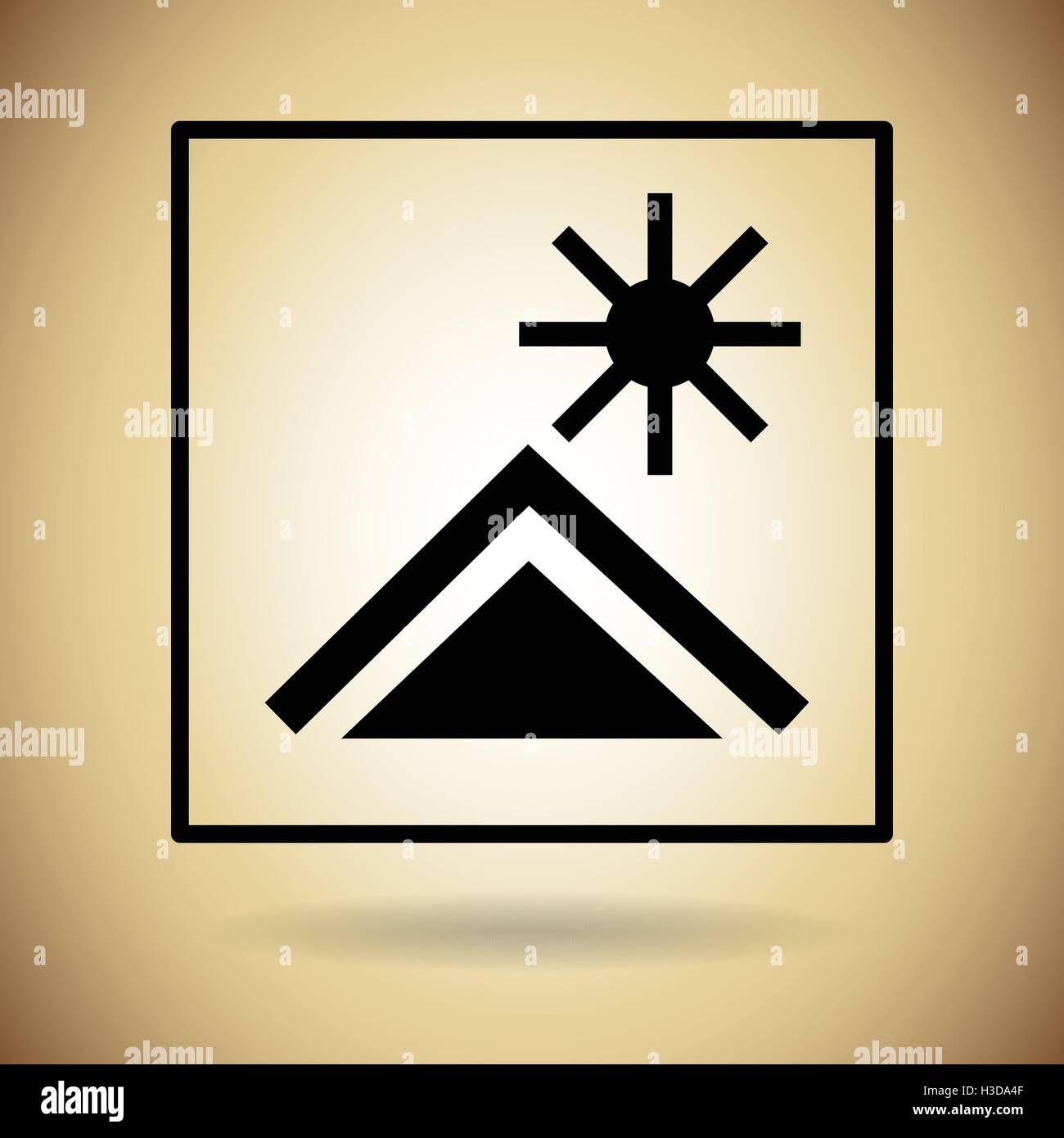 Package Icon Protection Fragile Sign Stock Vector Image & Art - Alamy