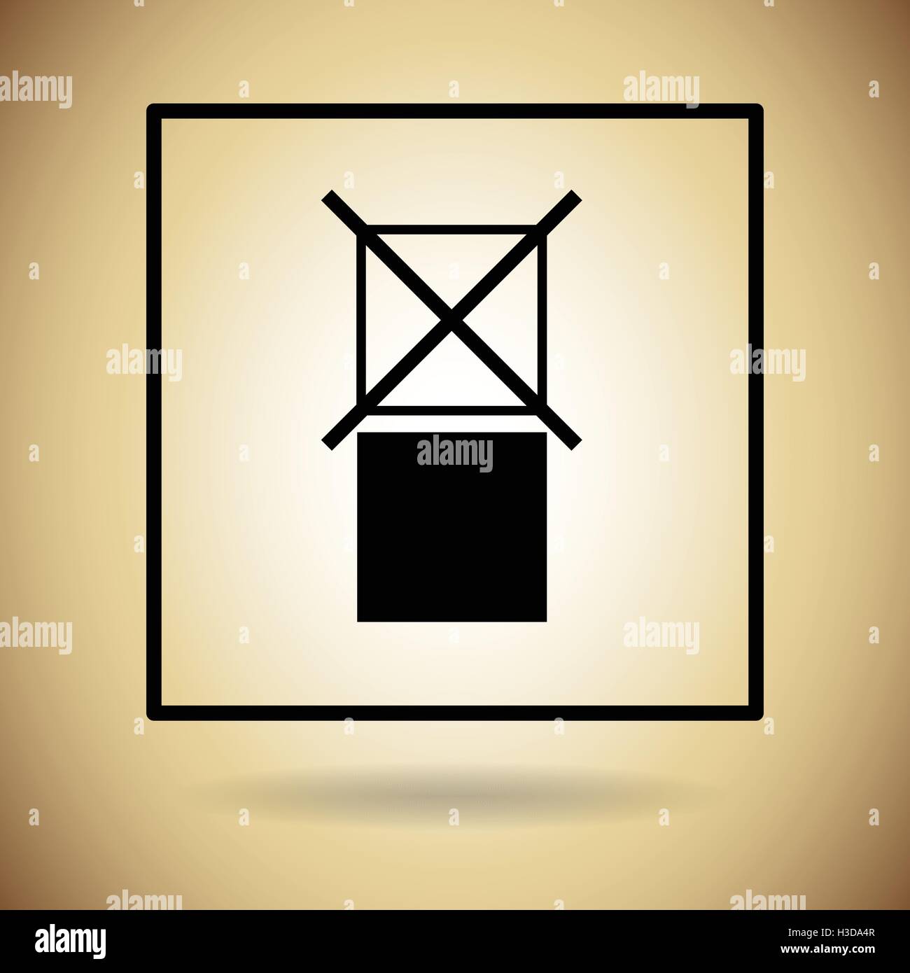Package Icon Protection Fragile Sign Stock Vector Image & Art - Alamy