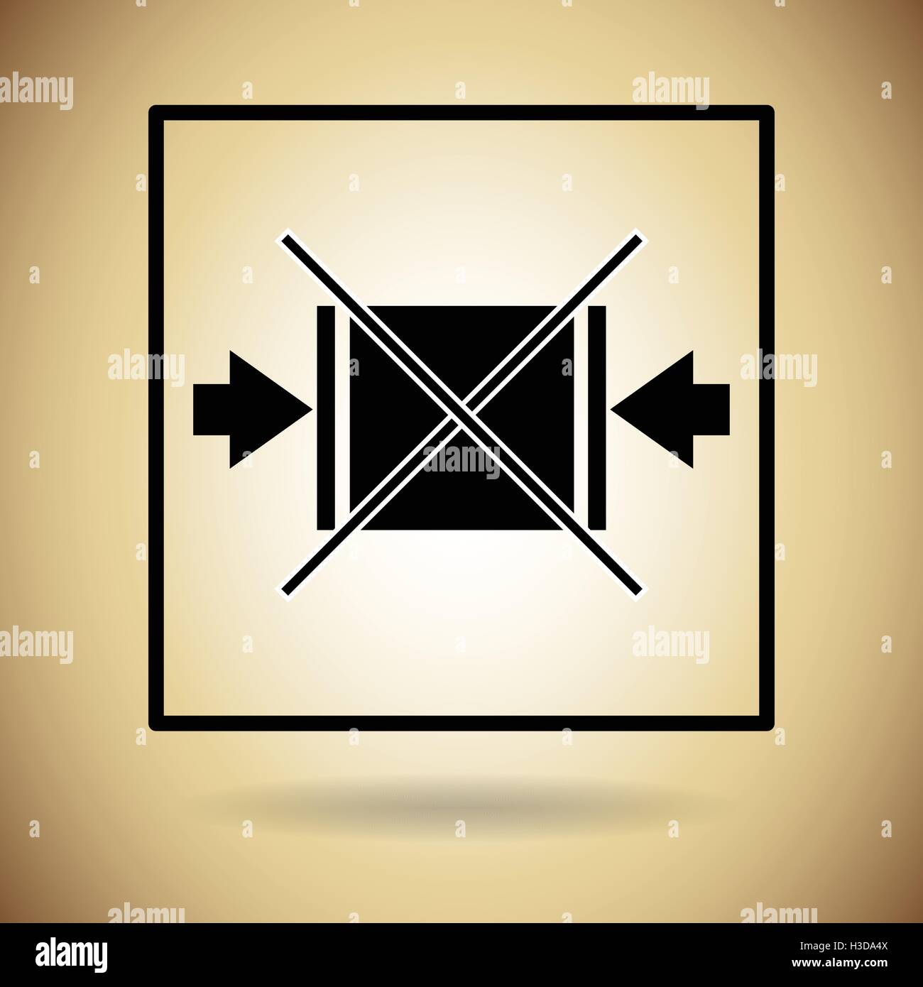 Package Icon Protection Fragile Sign Stock Vector Image & Art - Alamy