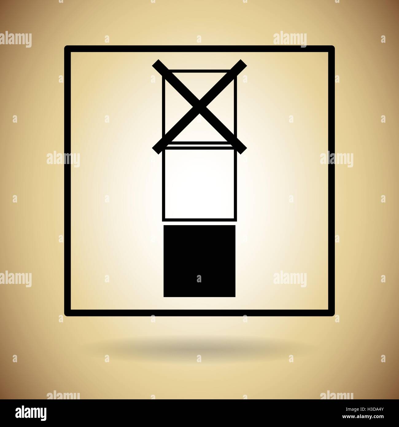 Package Icon Protection Fragile Sign Stock Vector Image & Art - Alamy