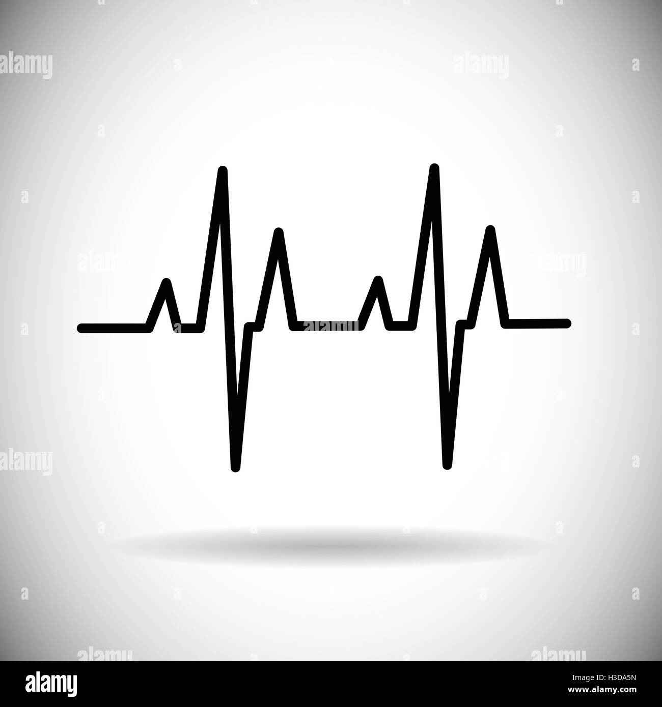Heart Beat Pulse Medicine Icon Stock Vector Image & Art - Alamy