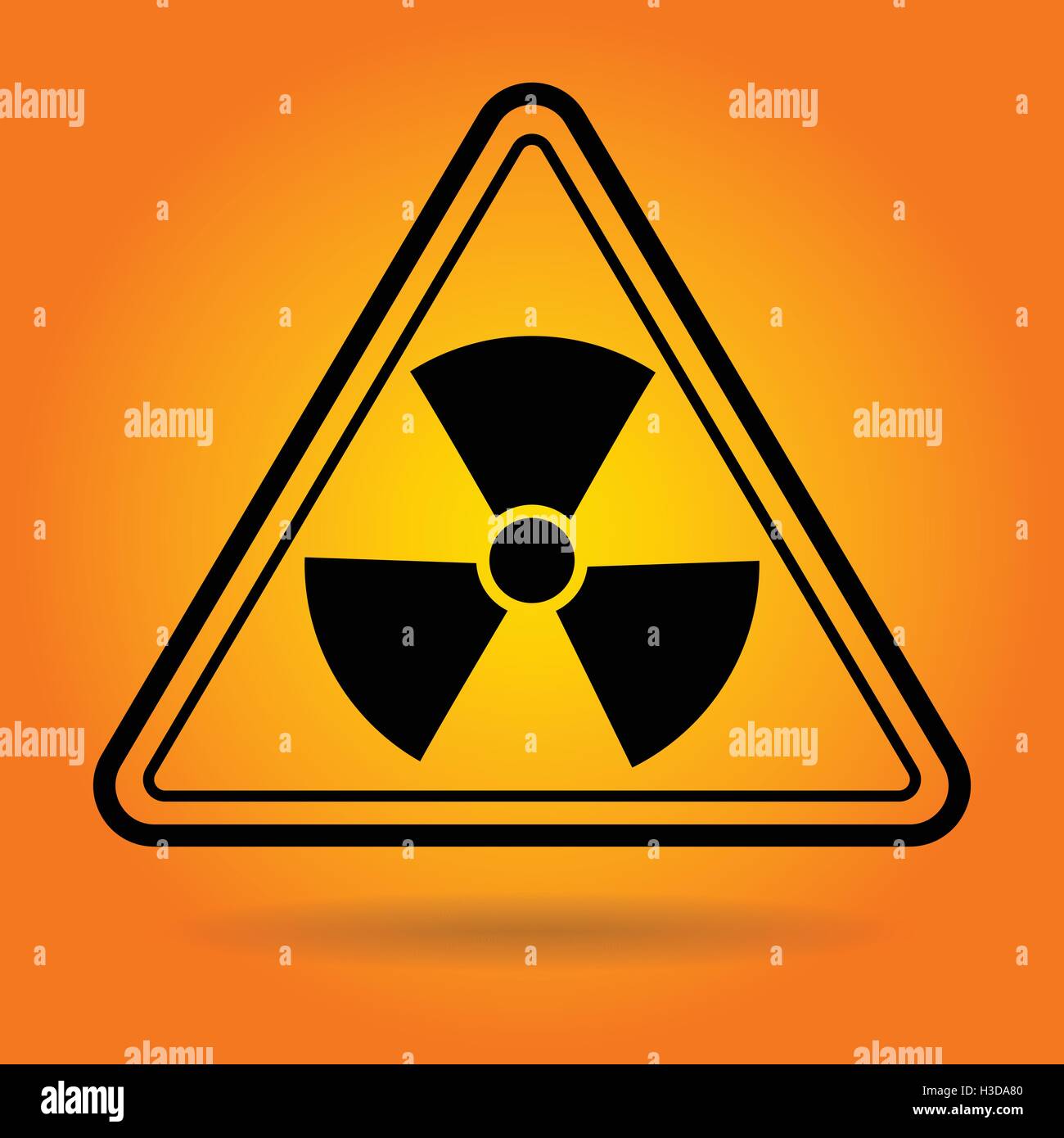 Radiation Safety Sign Icon Stock Vector Image & Art - Alamy