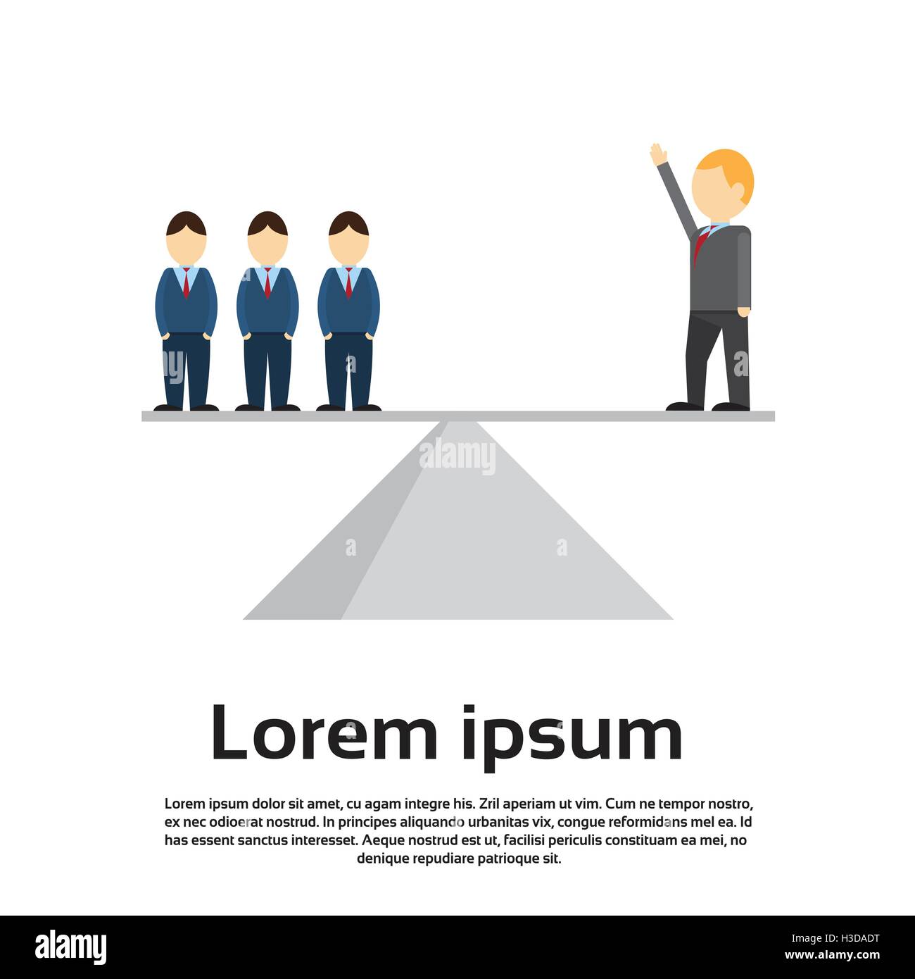 Important men Stock Vector Images - Alamy