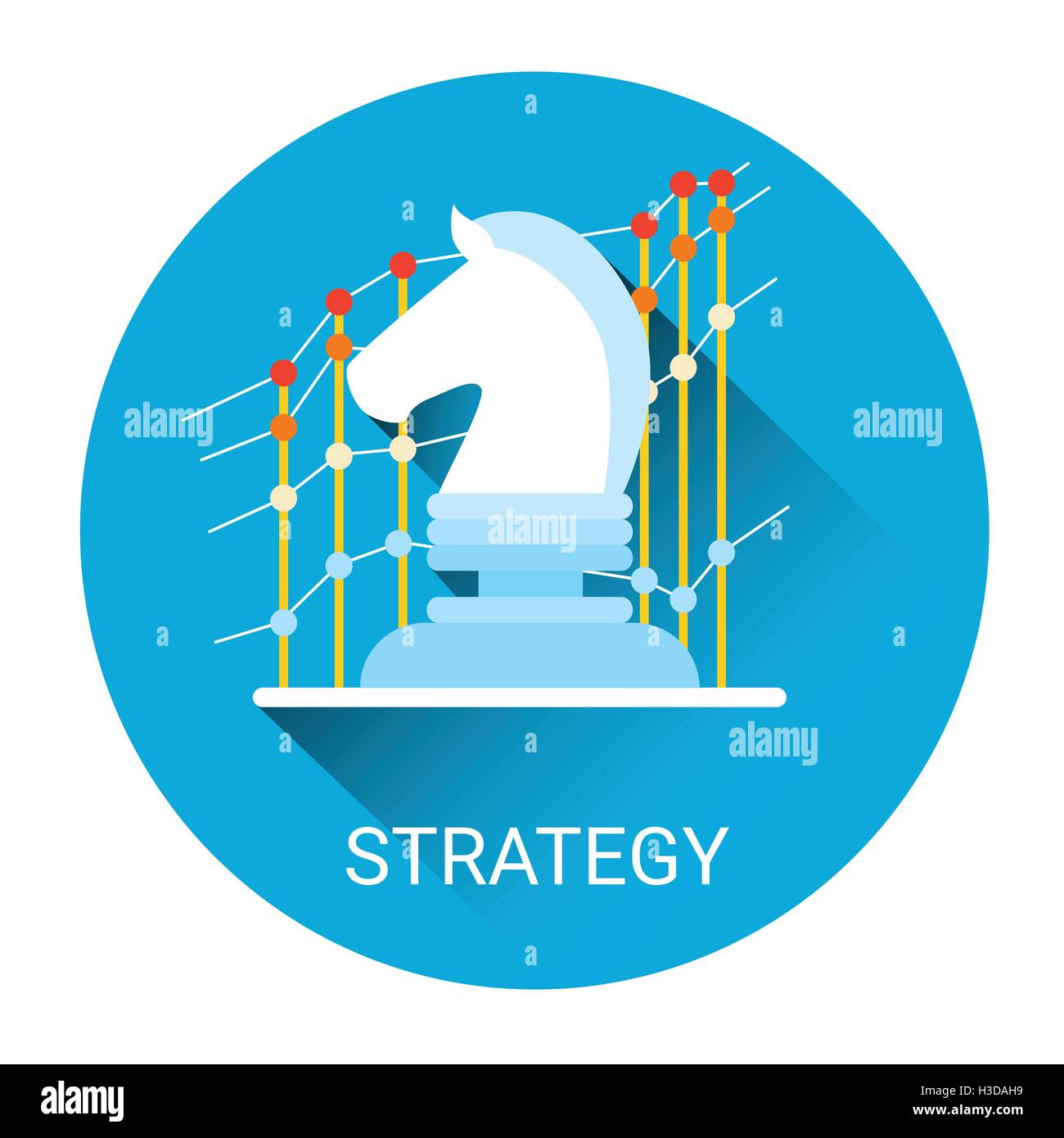 Strategy Concept Business Idea Icon Stock Vector Image & Art - Alamy