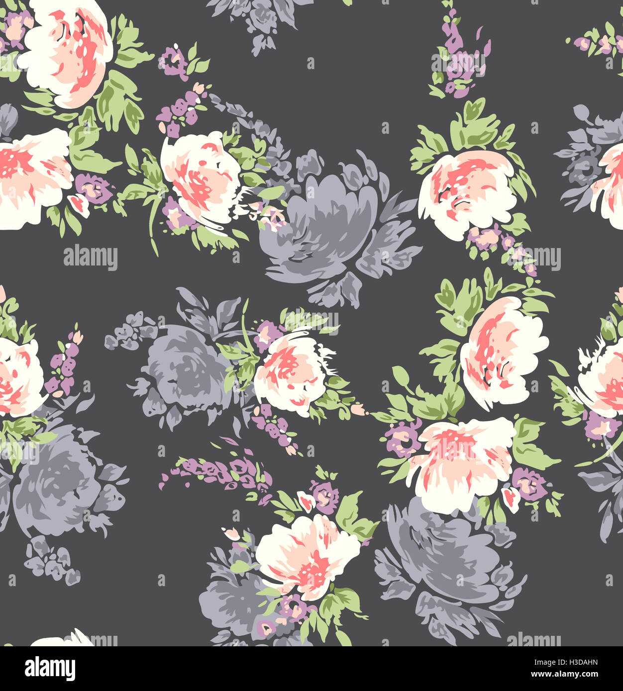 Beautiful flower design drawing hi-res stock photography and images - Alamy