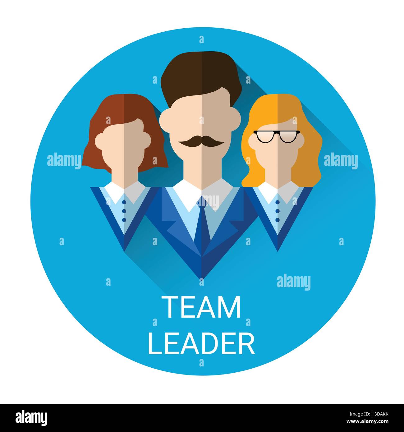 Team Leader Business Management Icon Stock Vector Image & Art - Alamy