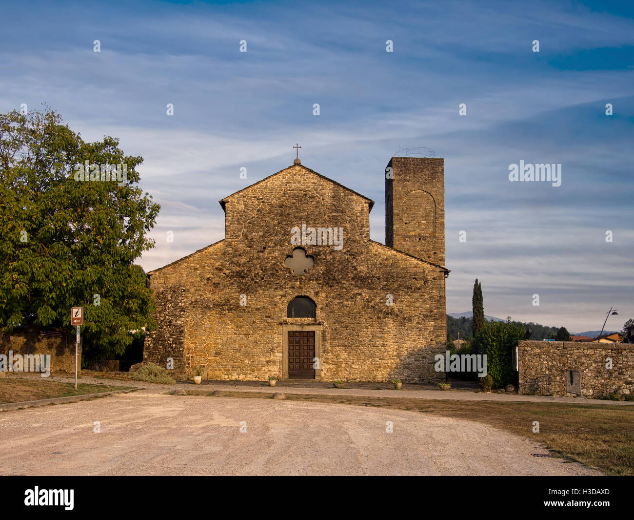 Famous for its Statua Stele (ancient stones Stock Photo - Alamy
