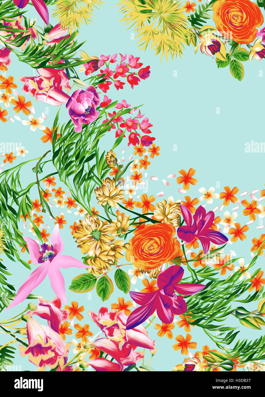 Flower print dresses hi-res stock photography and images - Alamy