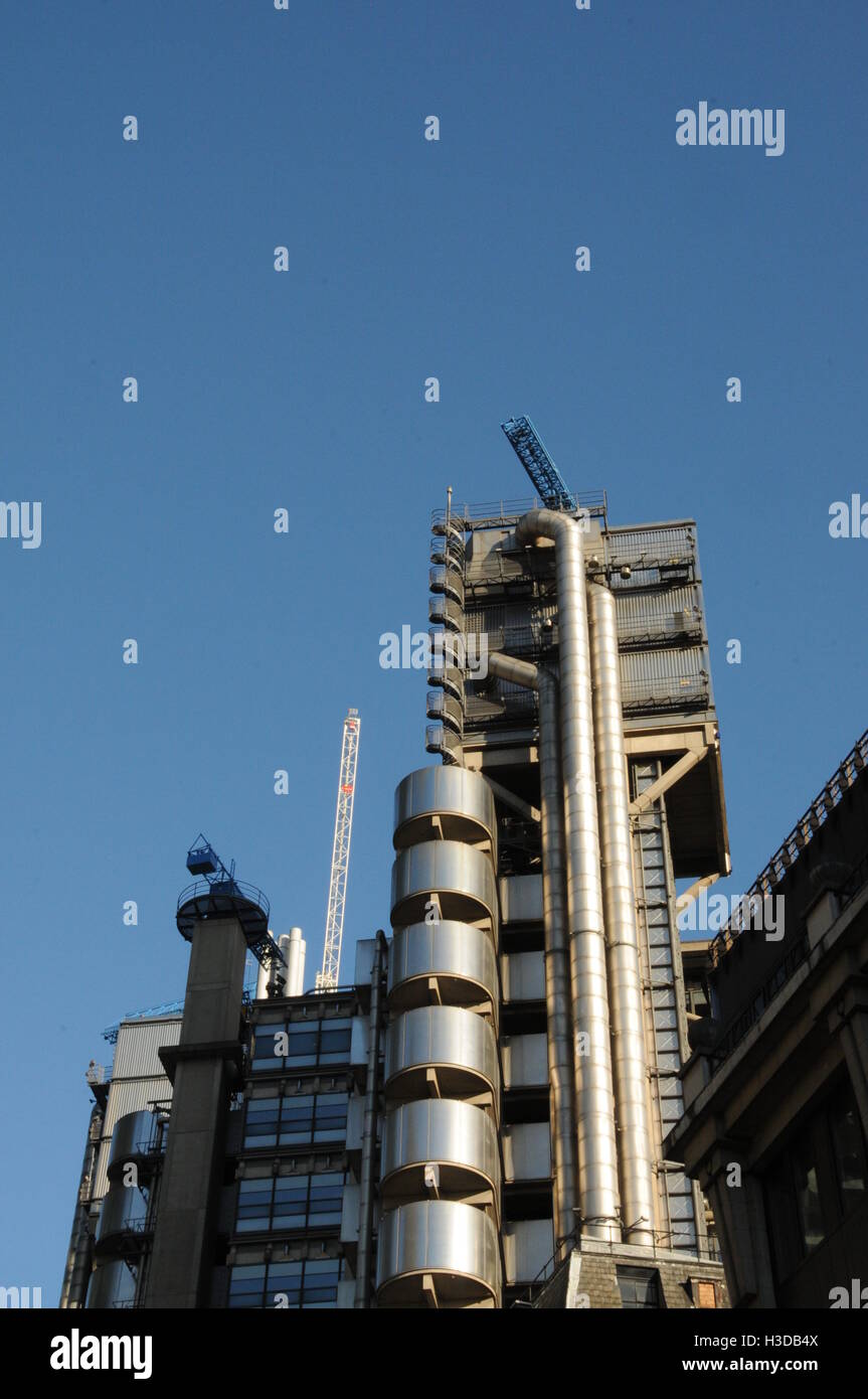 Lloyd's Insurance Building, London Stock Photo - Alamy