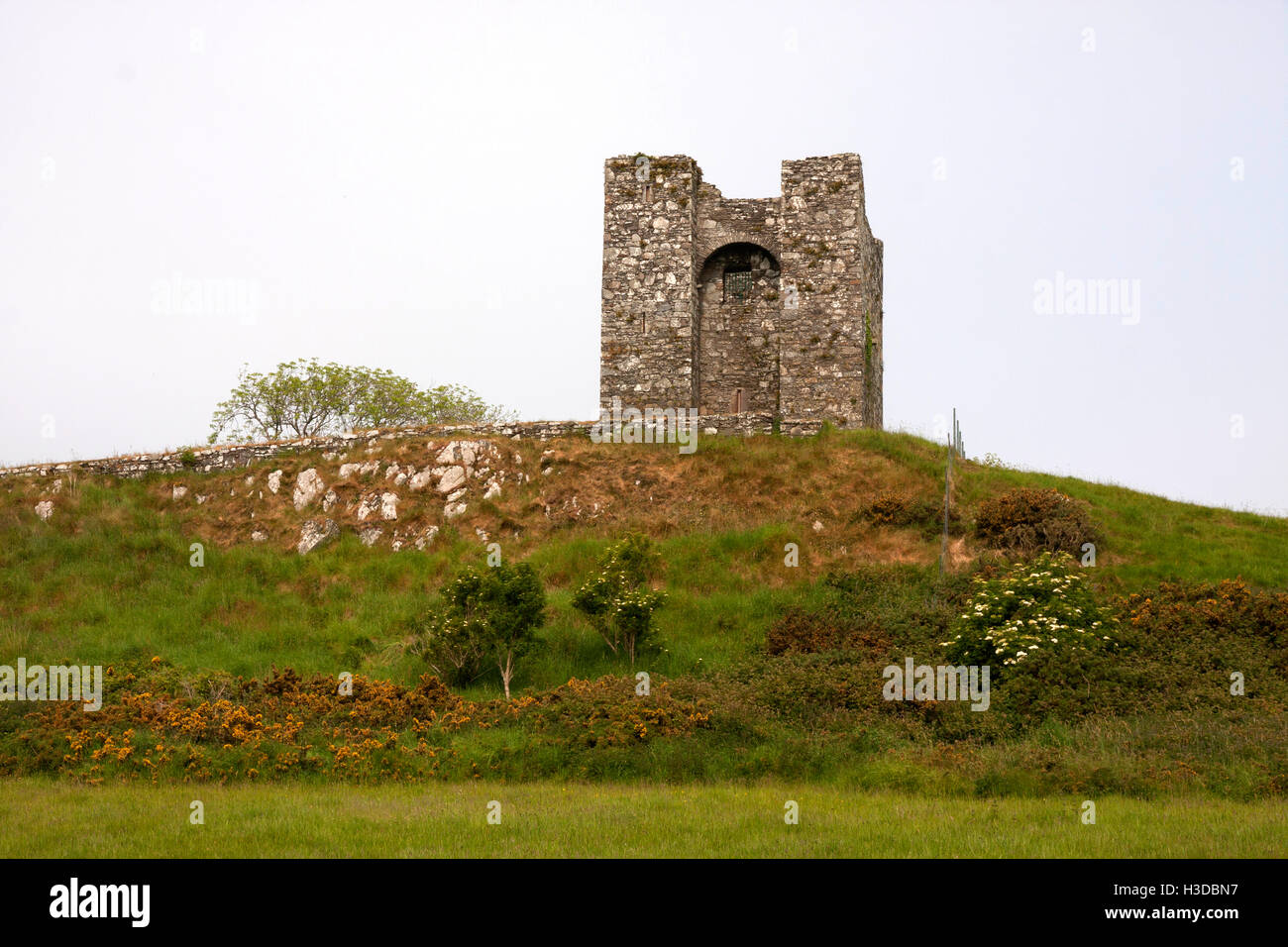 Audley's Castle Downpatrick Northern Ireland Stock Photo - Alamy