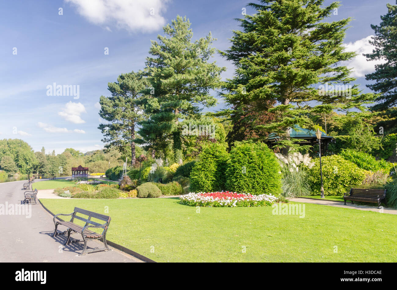 Belper River Gardens in Belper, Derbyshire Stock Photo - Alamy