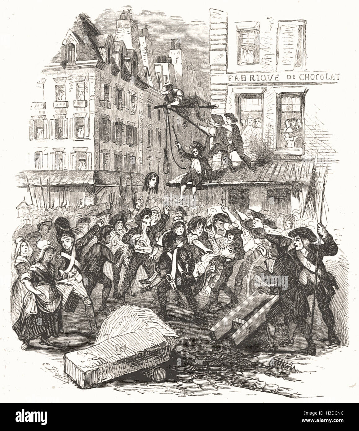 THE ASSASSINATION OF BERTHIER Stock Photo - Alamy