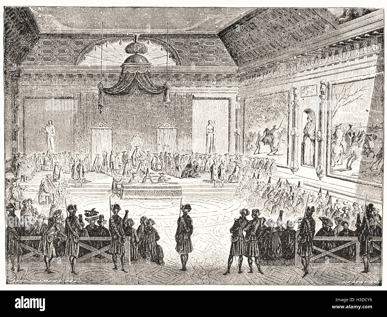 The assembly of notables hi-res stock photography and images - Alamy