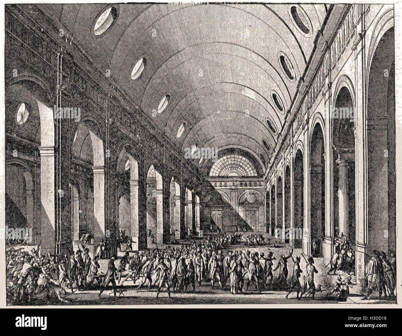 THE CONDEMNED GIRONDISTS MARCHING TO DEATH, OCTOBER 30, 1793 Stock ...