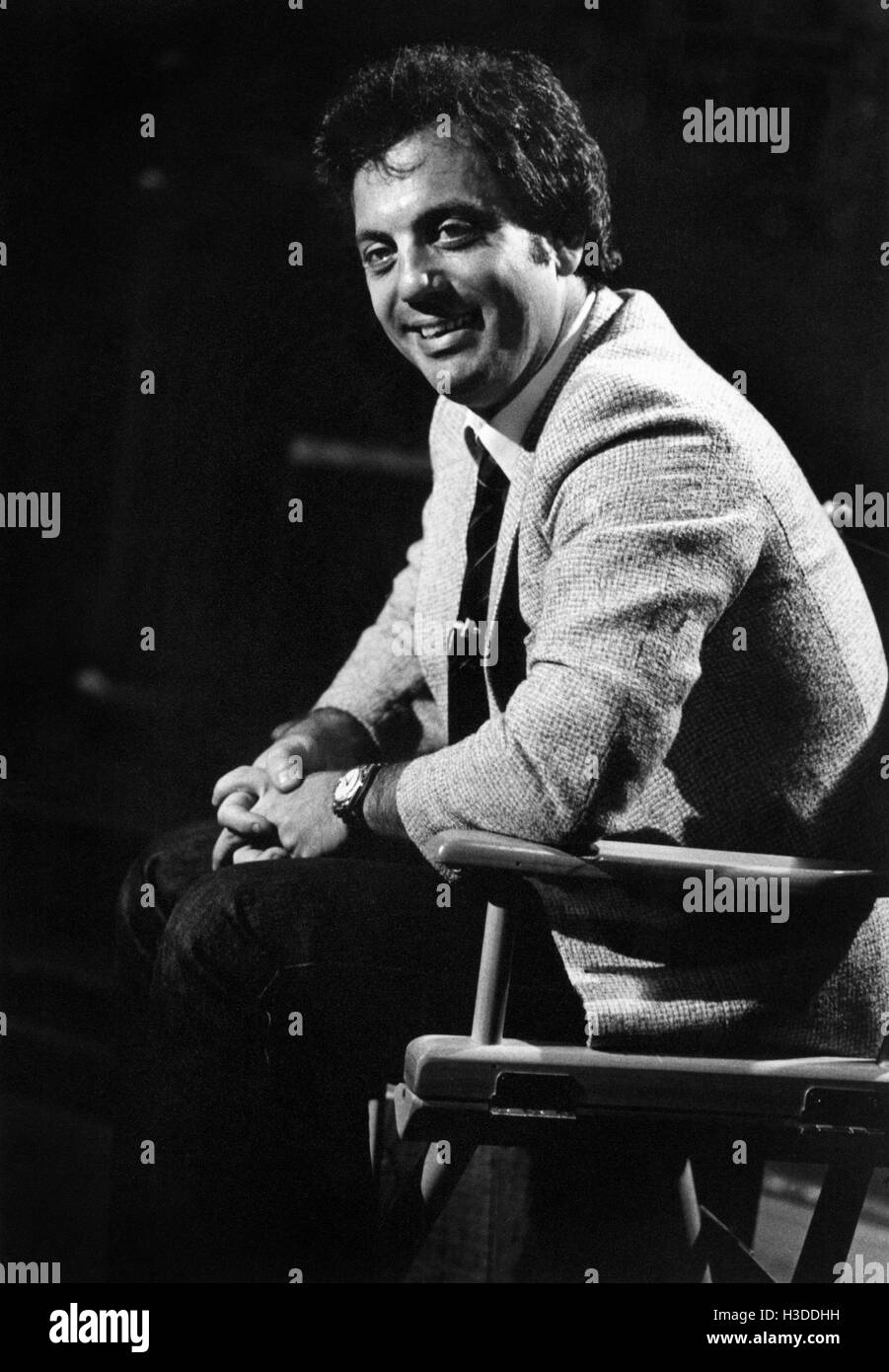 Billy Joel photographed at MTV studios on September 28, 1982 . © Gary ...