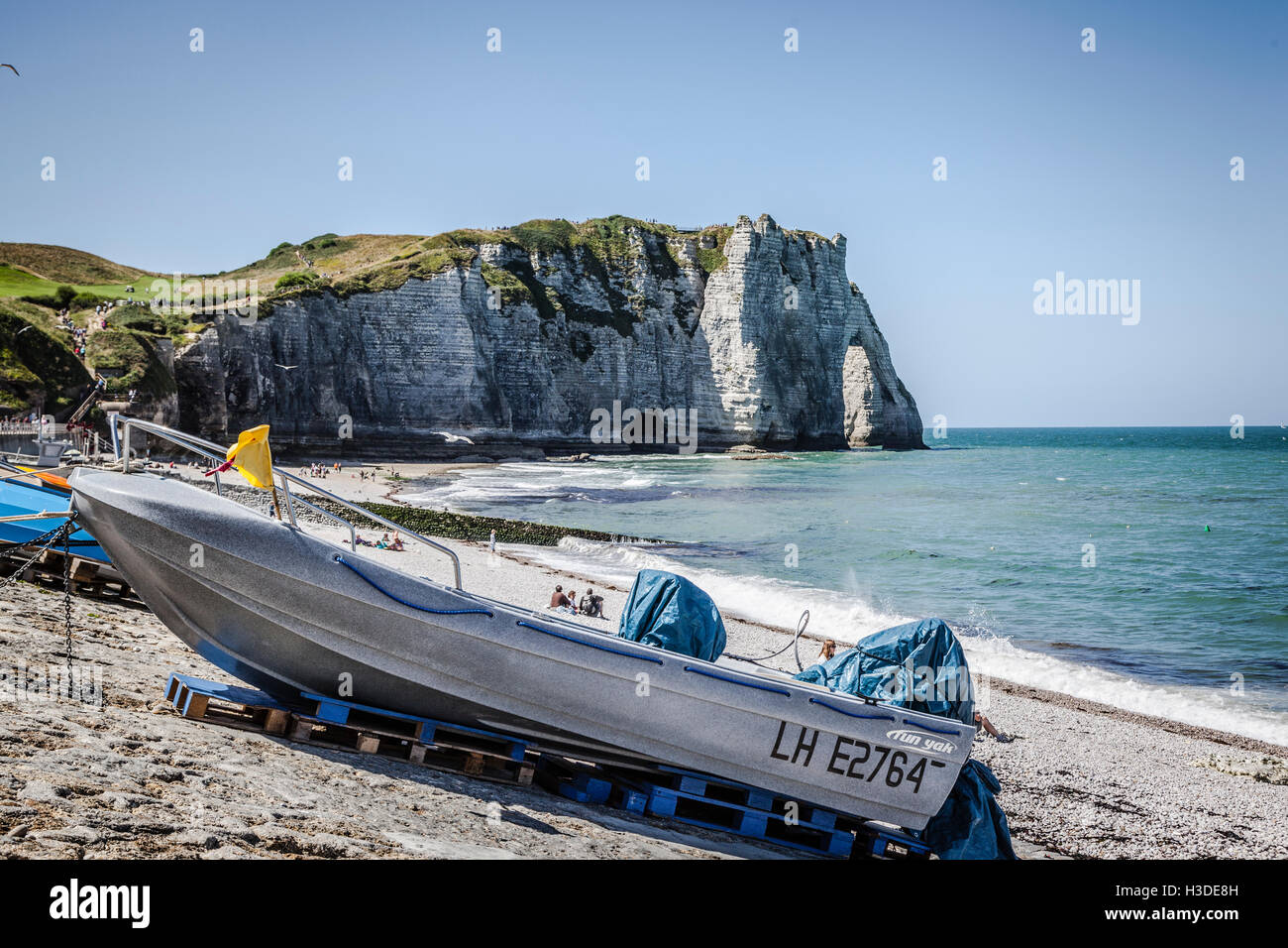 White cliffs of Etretat, France Stock Photo - Alamy