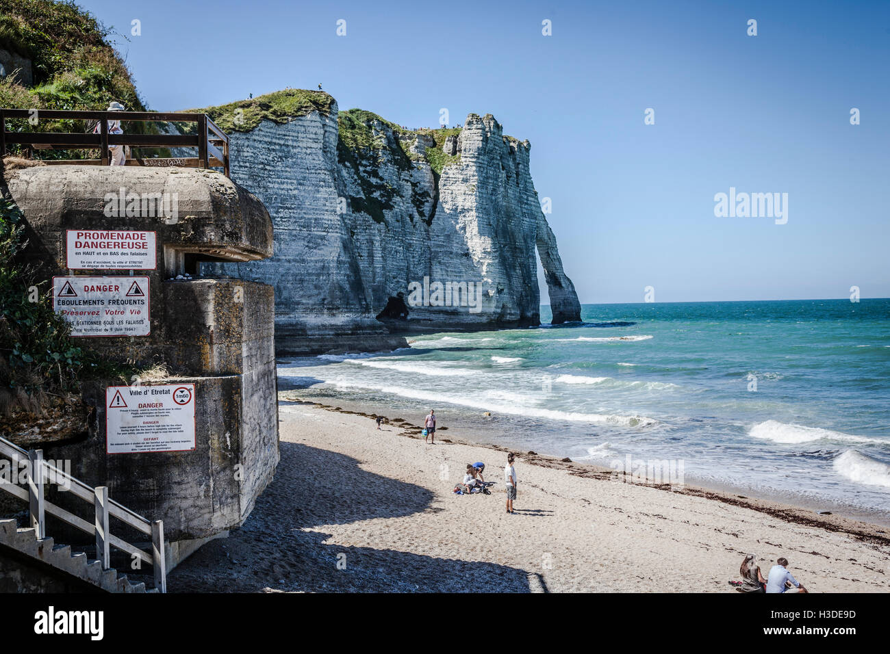 White cliffs of Etretat, France Stock Photo - Alamy