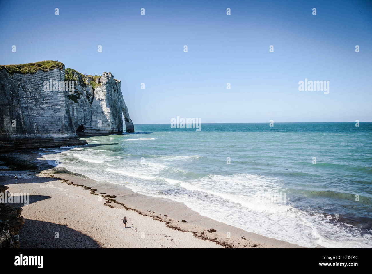 White cliffs of Etretat, France Stock Photo - Alamy