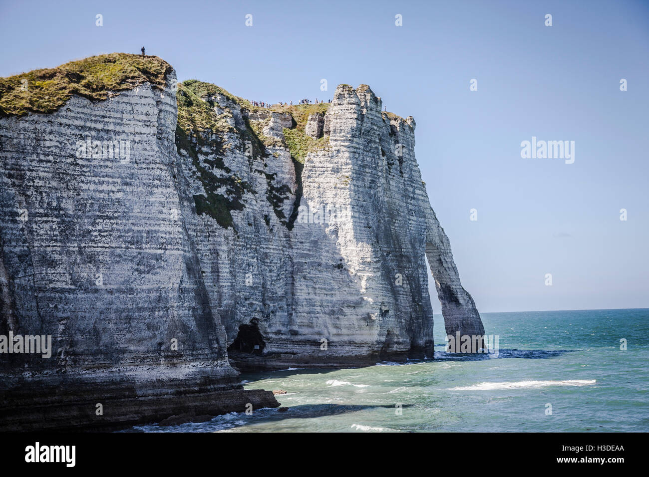 White cliffs of Etretat, France Stock Photo - Alamy