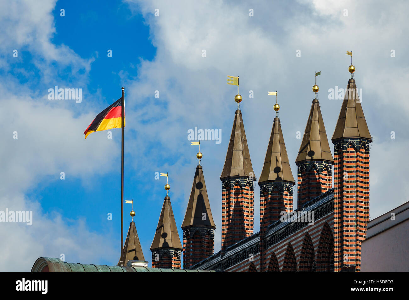 Rostock town hall hi-res stock photography and images - Alamy