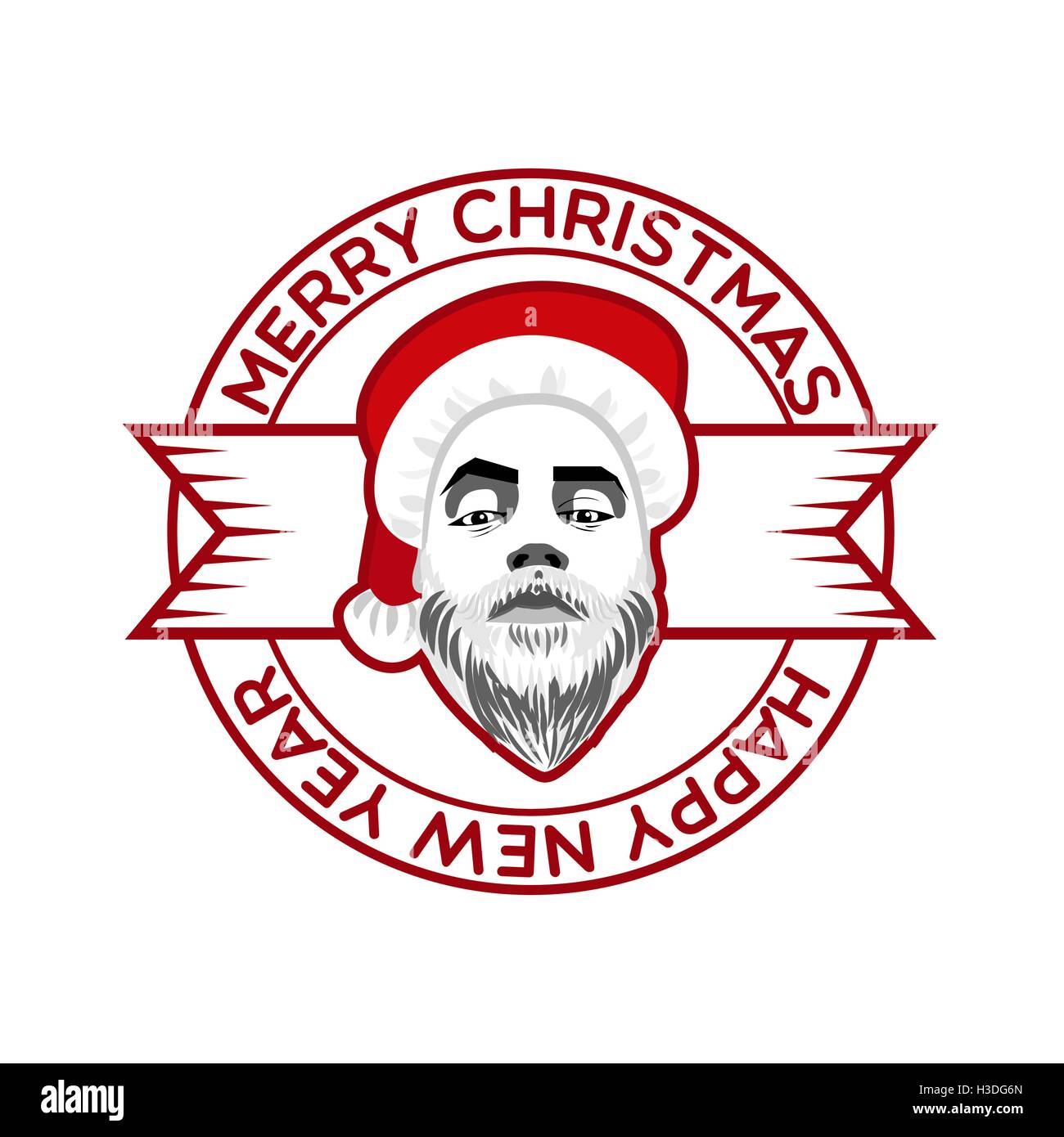 Funky santa claus red Cut Out Stock Images & Pictures - Alamy