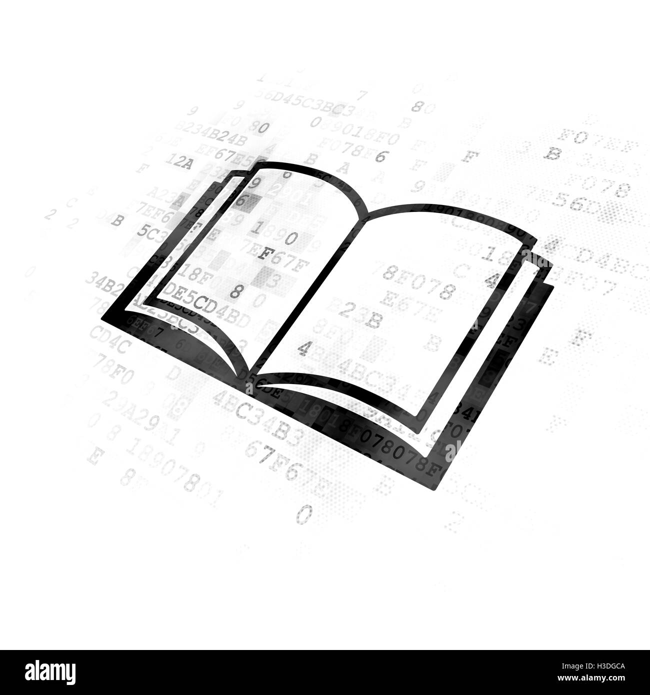 Digital library background Black and White Stock Photos & Images - Alamy