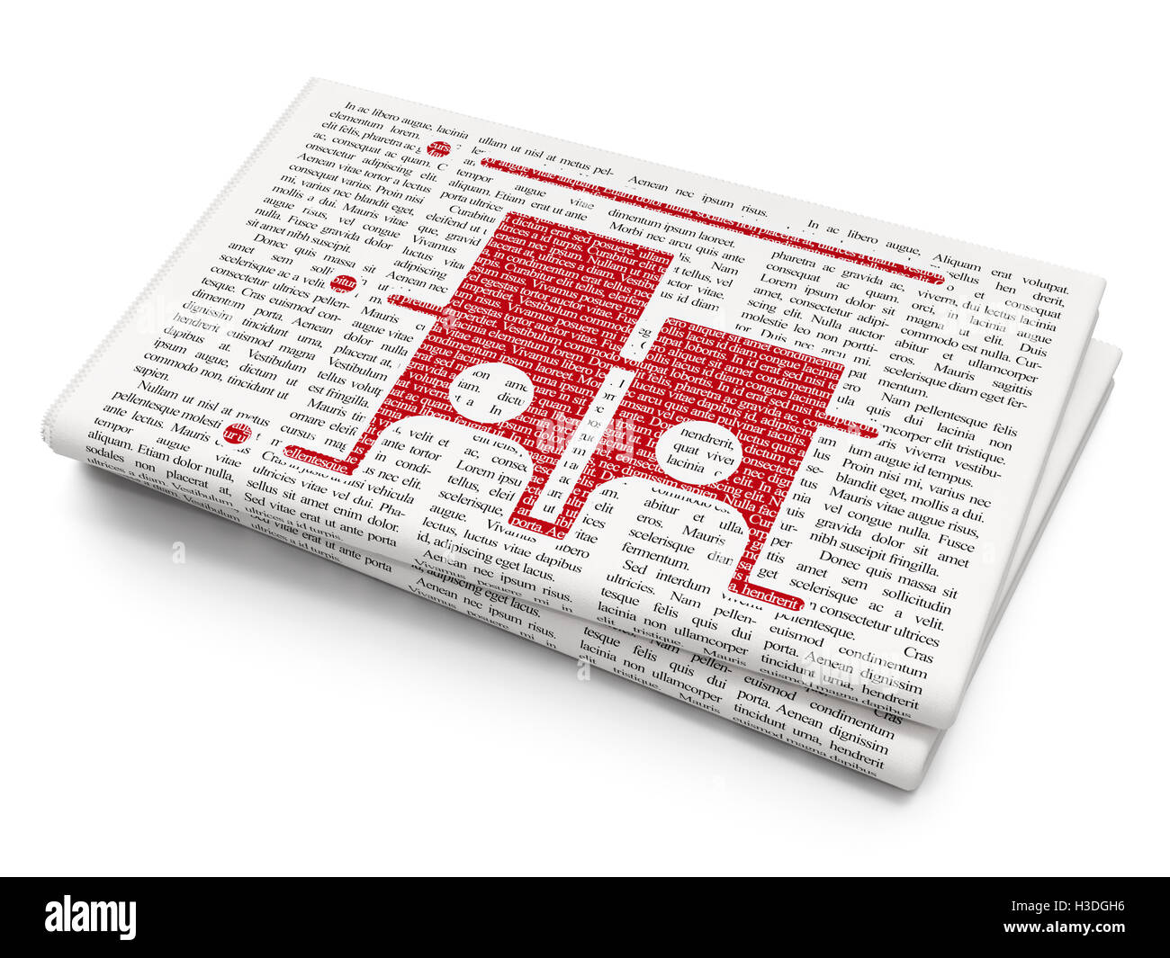 Politics concept: Election on Newspaper background Stock Photo - Alamy