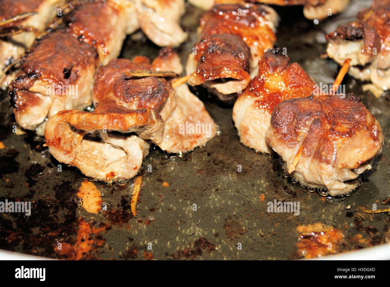 Meat wrapped hi-res stock photography and images - Alamy