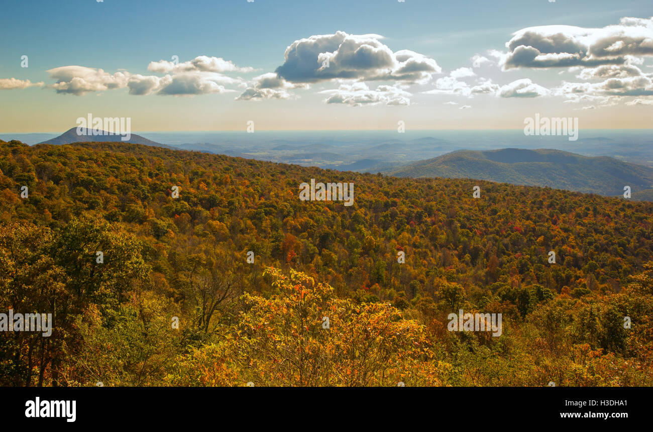 Fall colors of Shenandoah Valley, USA taken in Oct. 2015 Stock Photo ...