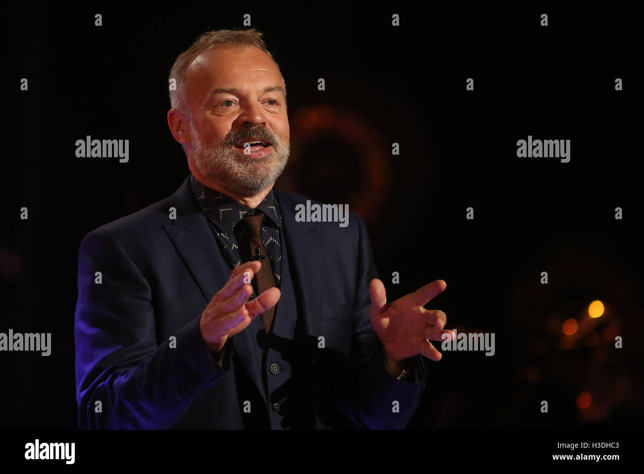Graham Norton during filming of The Graham Norton Show at the London ...