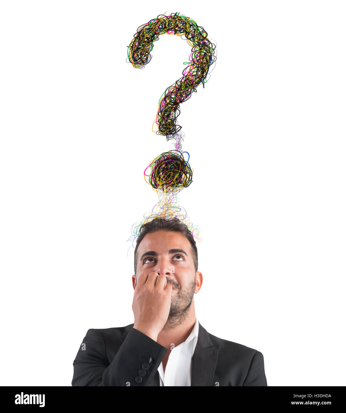 Asking the big question hi-res stock photography and images - Alamy