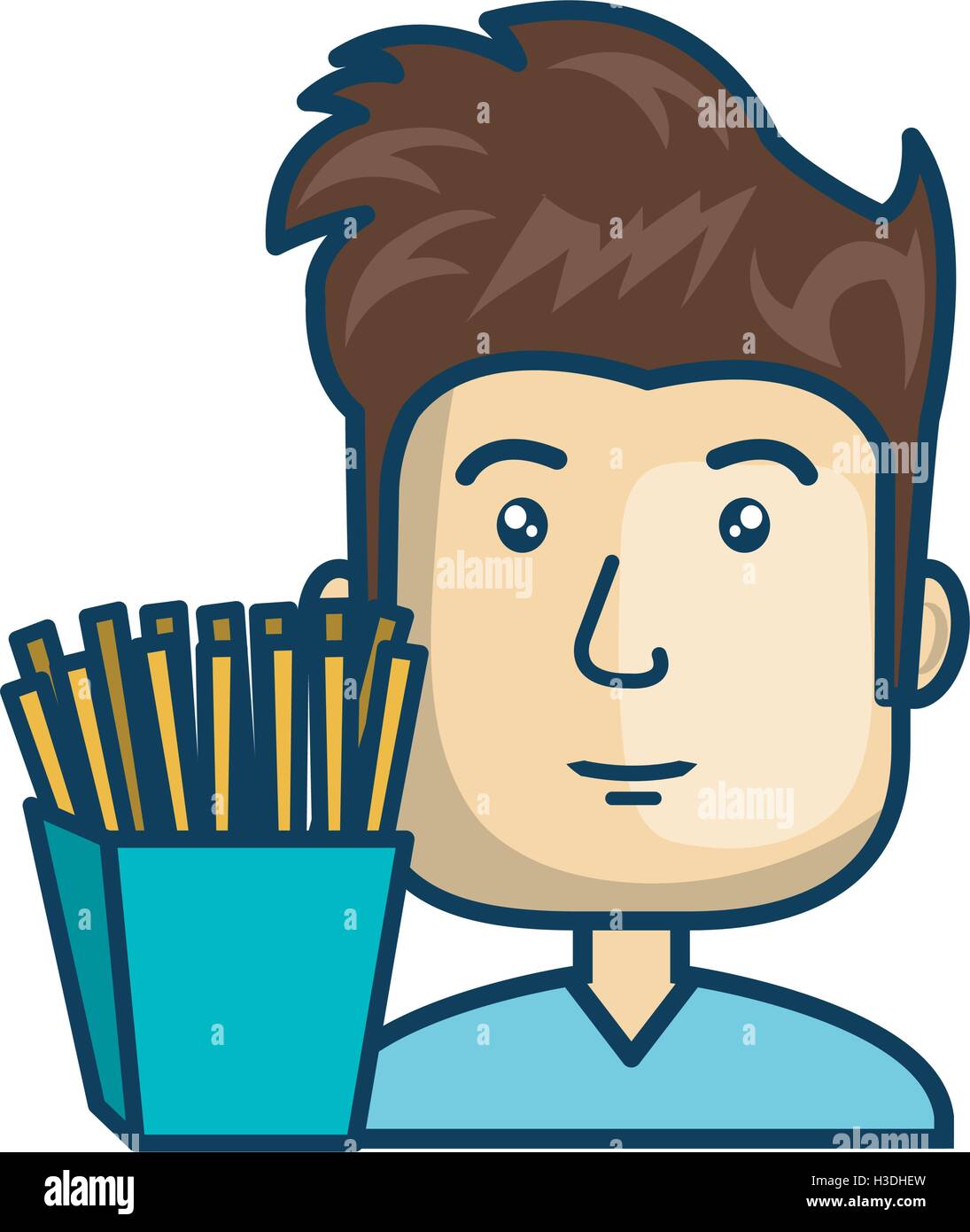 avatar man cartoon Stock Vector Image & Art - Alamy