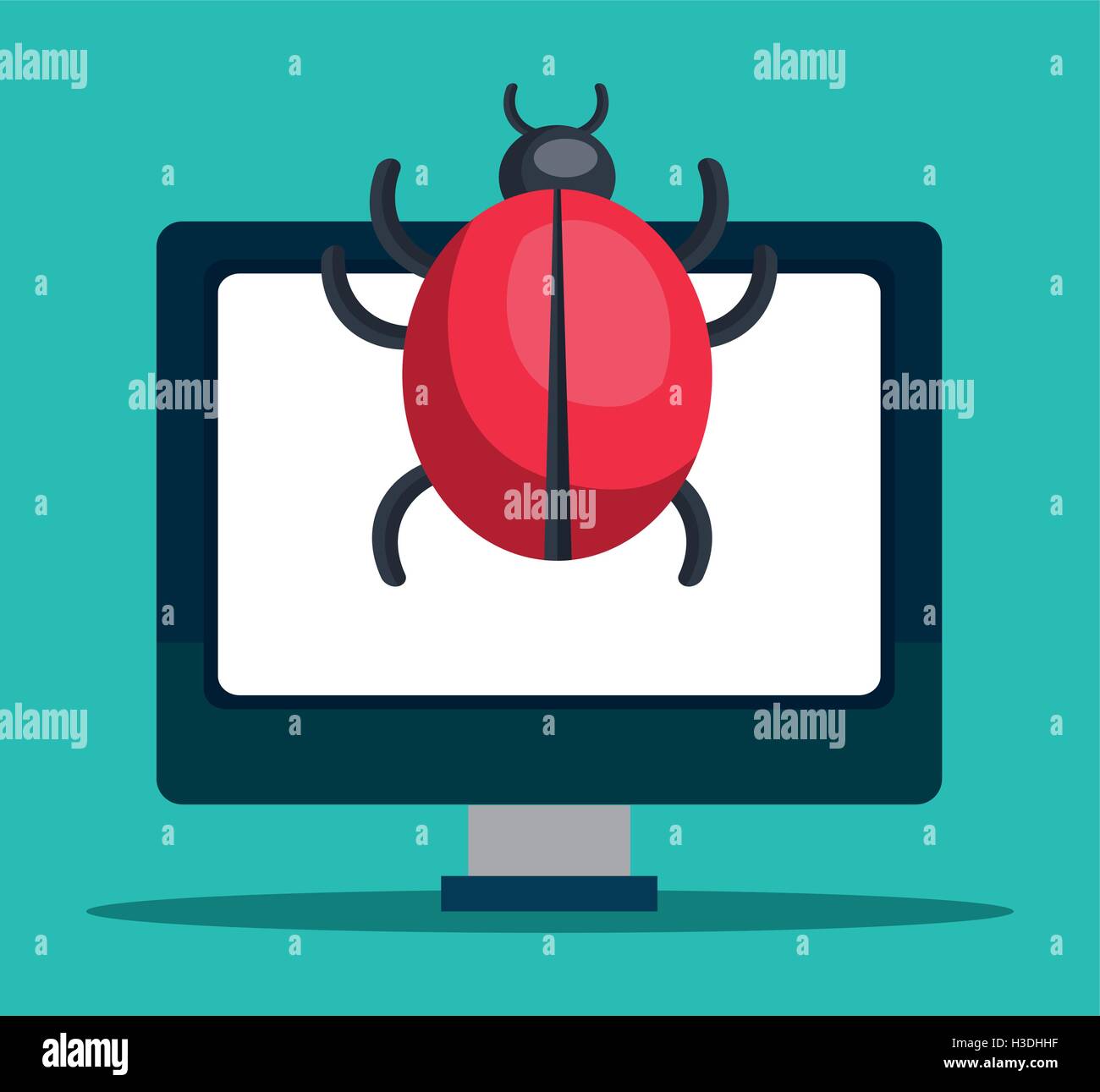informatic virus computer Stock Vector Image & Art - Alamy