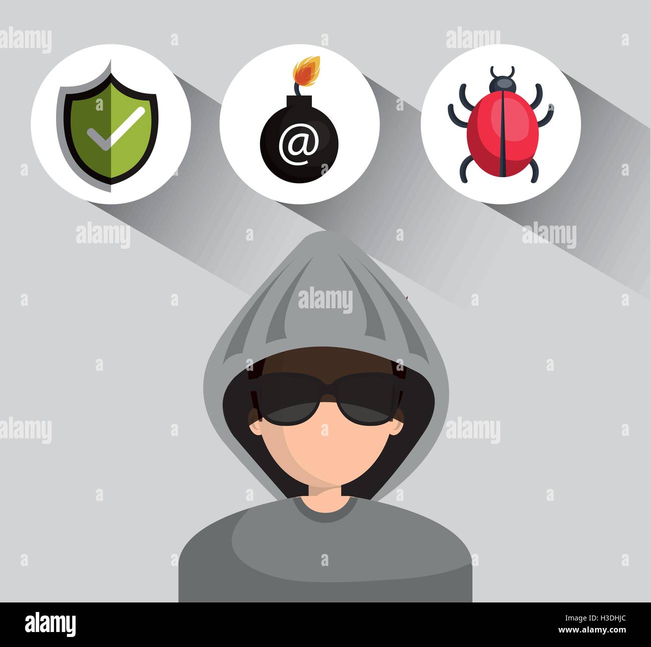 avatar criminal hacker Stock Vector Image & Art - Alamy