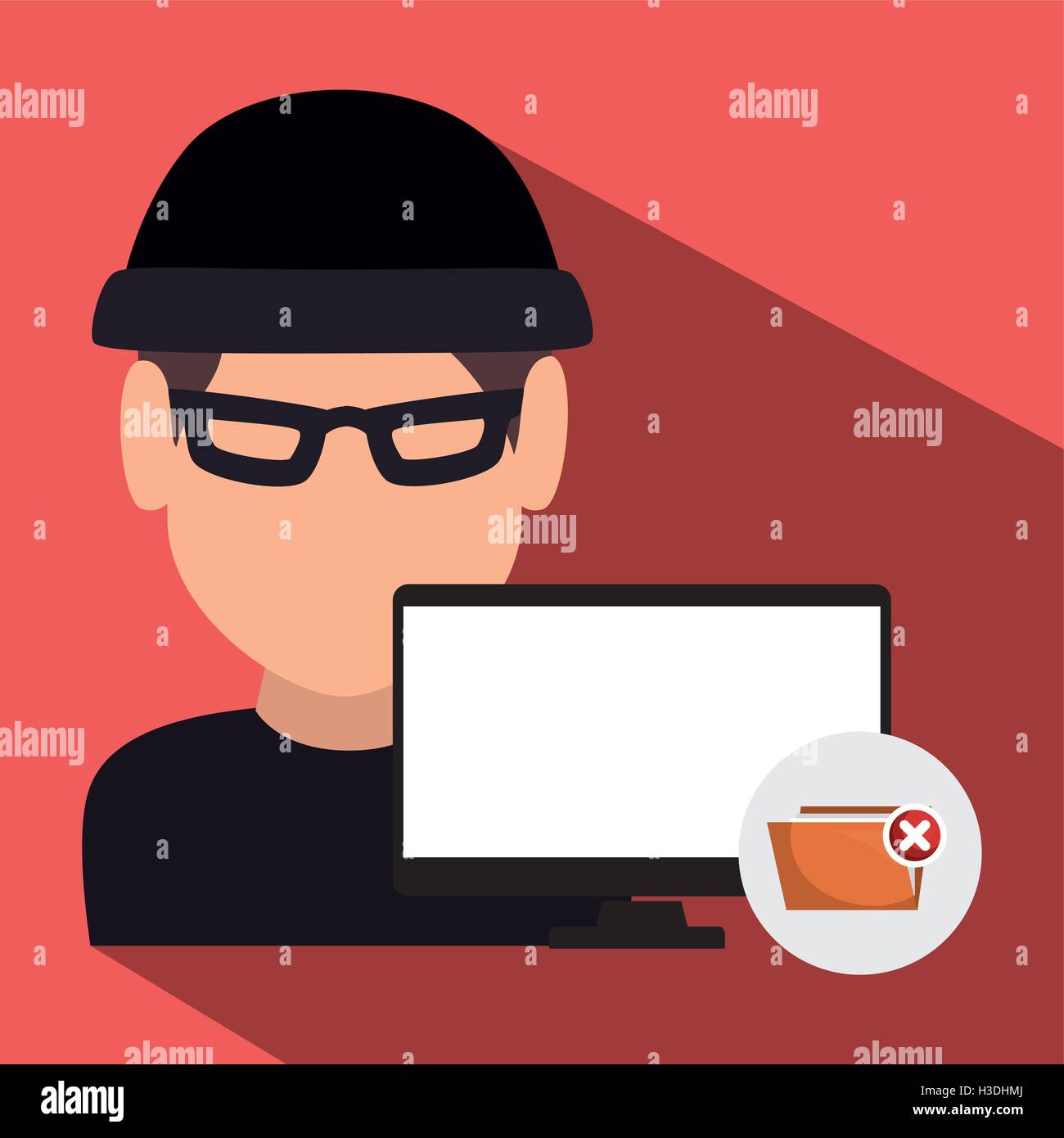 avatar criminal hacker Stock Vector Image & Art - Alamy