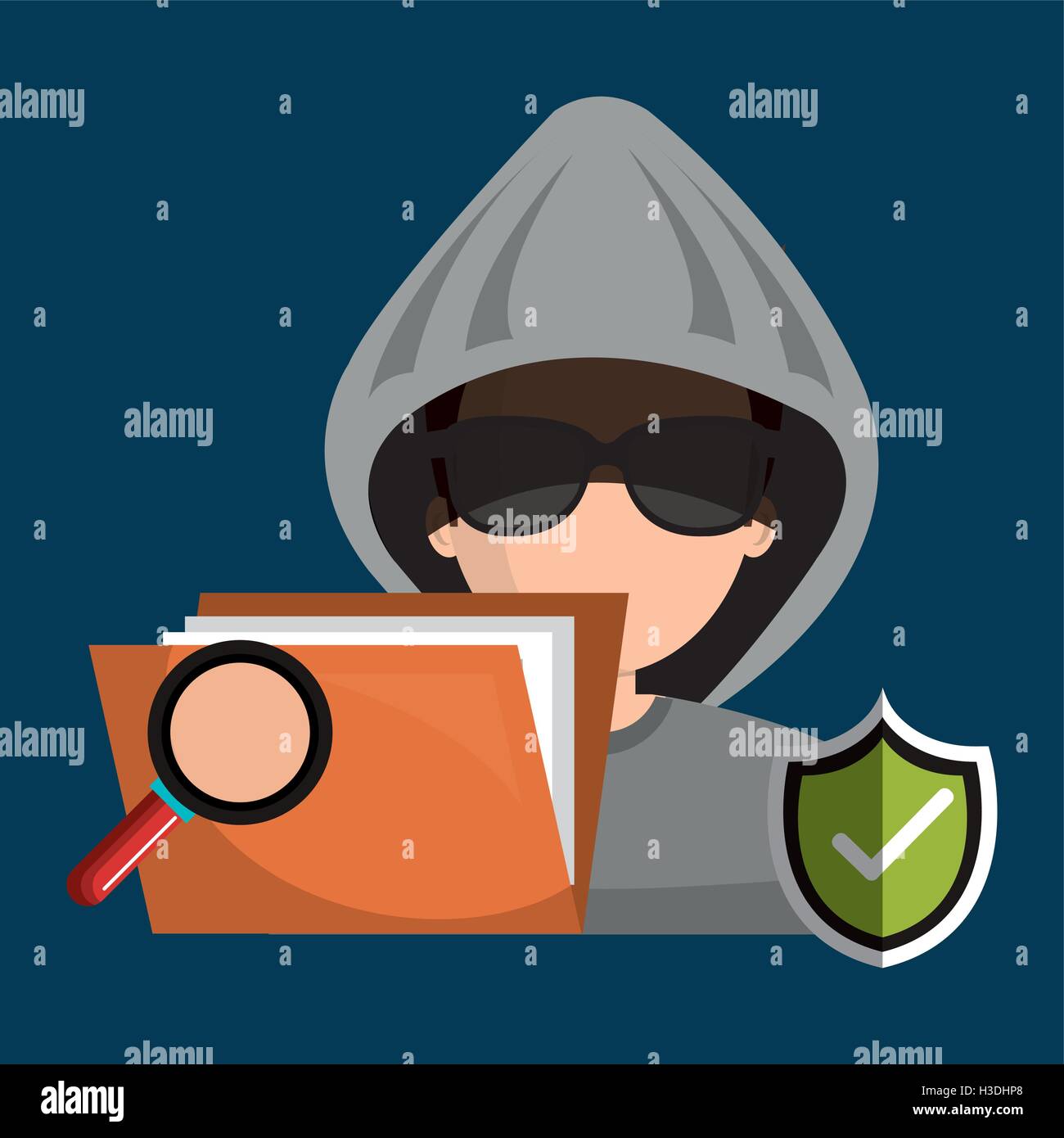 avatar criminal hacker Stock Vector Image & Art - Alamy