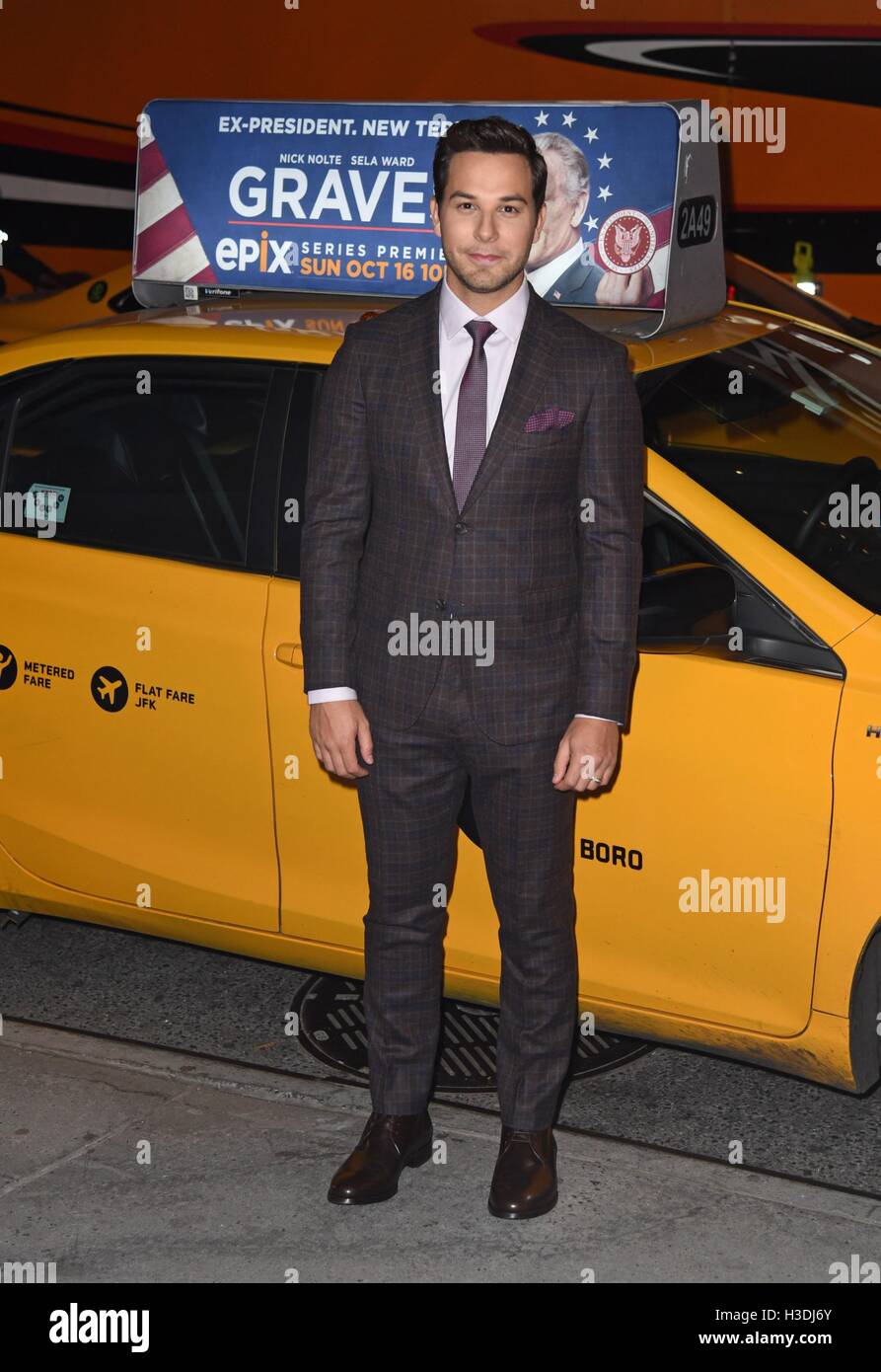 New York, NY, USA. 5th Oct, 2016. Skylar Astin at arrivals for GRAVES ...