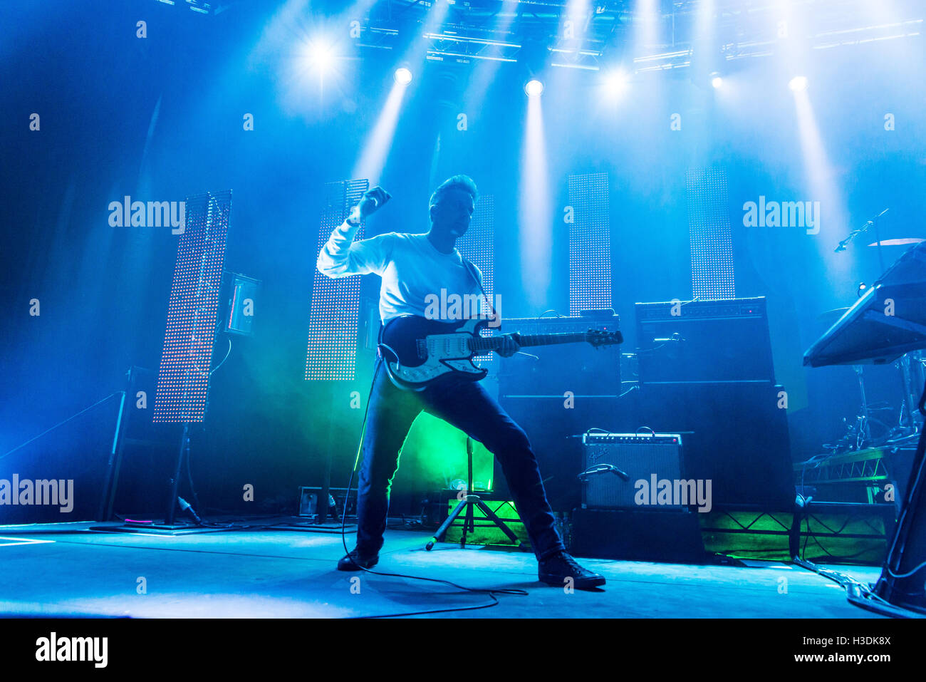 London UK, 5th October 2016. English band Wild Beasts, from Kendal ...