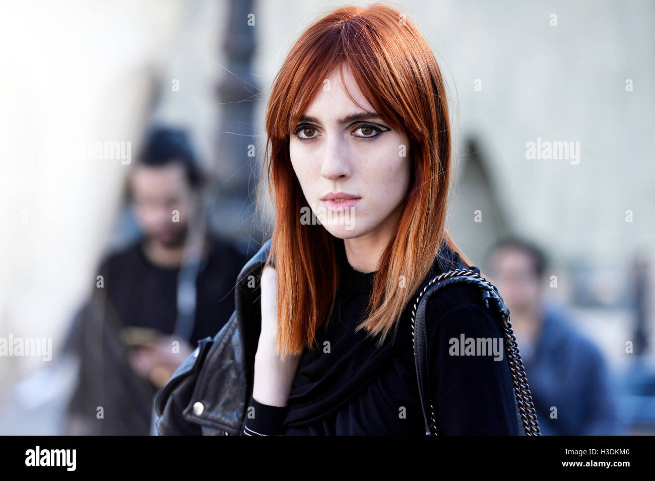 Teddy Quinlivan outside Louis Vuitton show, 5th of october 2016 Paris ...