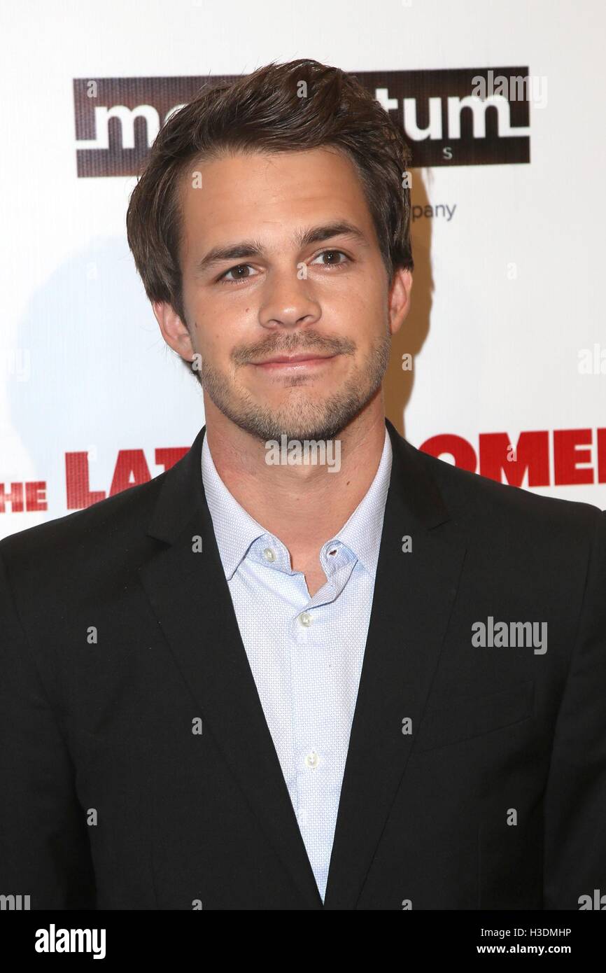 Westwood, CA. 3rd Oct, 2016. Johnny Simmons at arrivals for LATE ...
