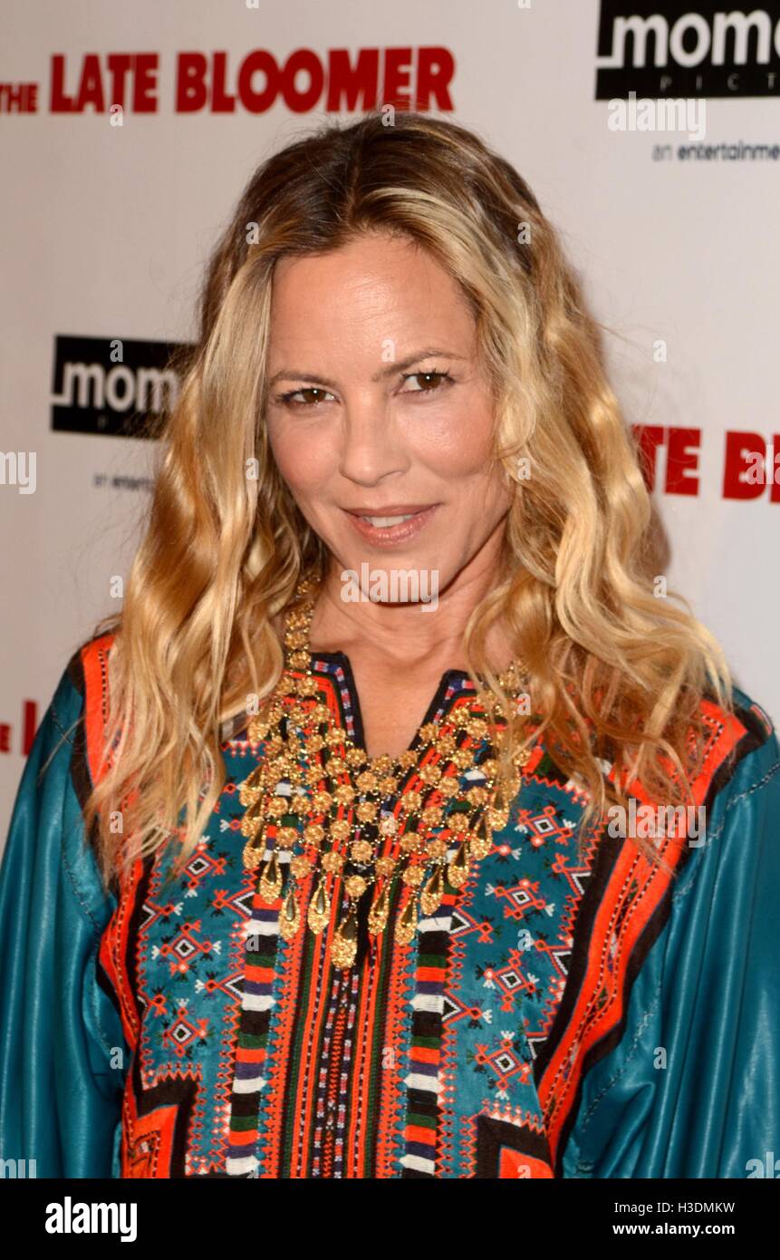 Westwood, CA. 3rd Oct, 2016. Maria Bello at arrivals for LATE BLOOMER ...