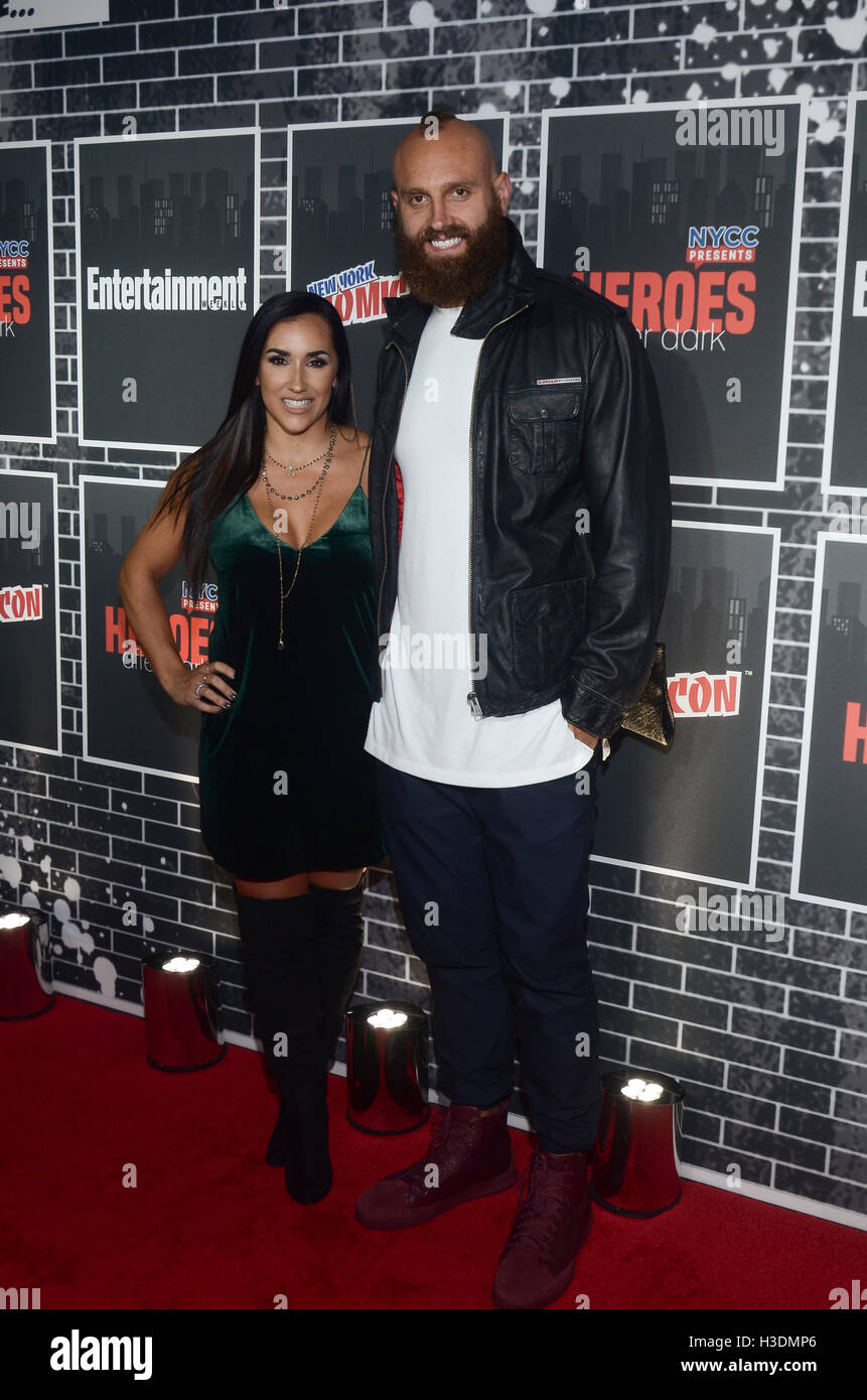 New York, USA. 5th September, 2016. Danielle Conti and Mark Hezlich attend the New York Comic ...