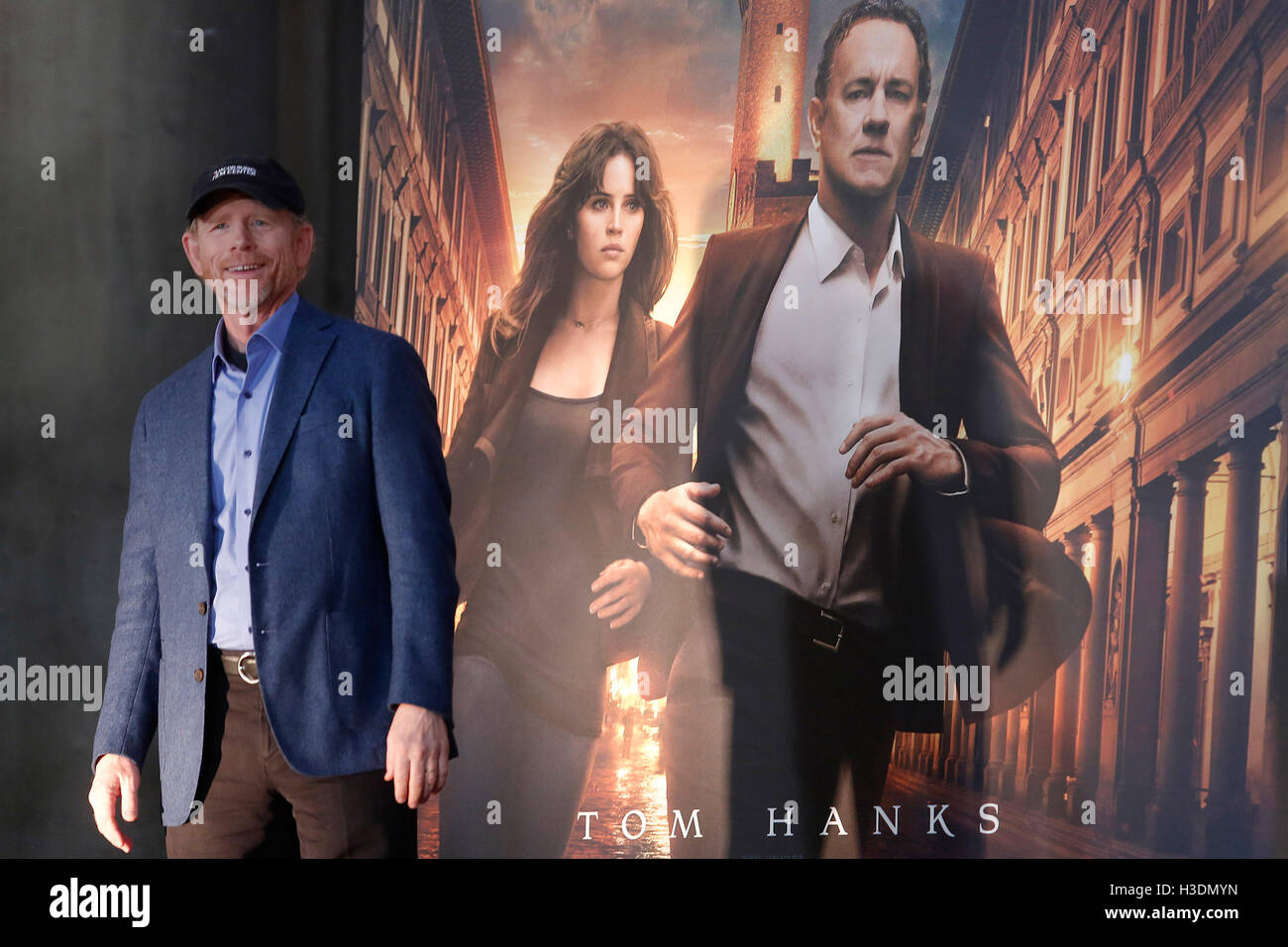 Florence, Italy. 6th October, 2016. Ron Howard Florence 6th October ...